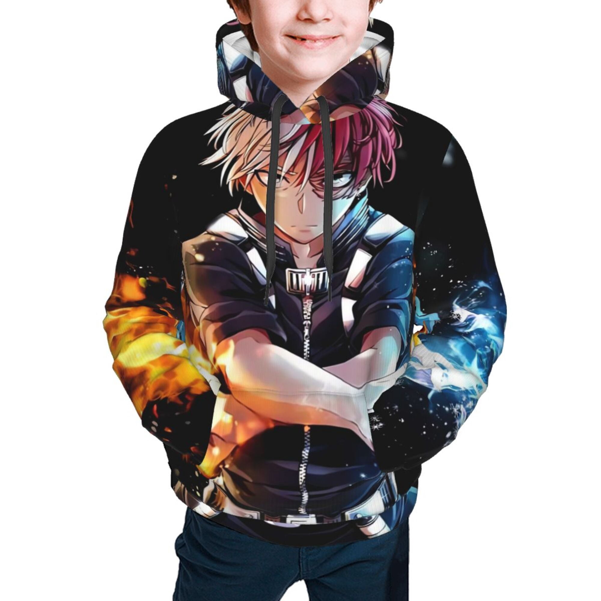 My Hero Academia Shoto Todoroki Kids' Hoodie 3d Print Sweatshirt Soft ...