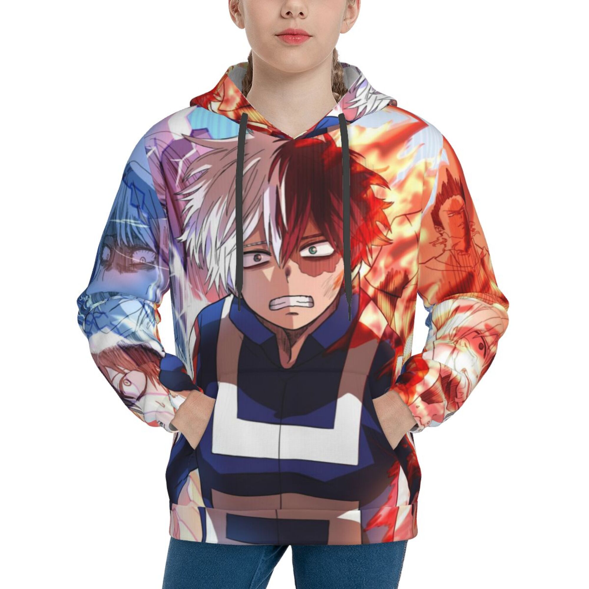 My Hero Academia Shoto Todoroki Kids' Hoodie 3d Print Sweatshirt Soft ...