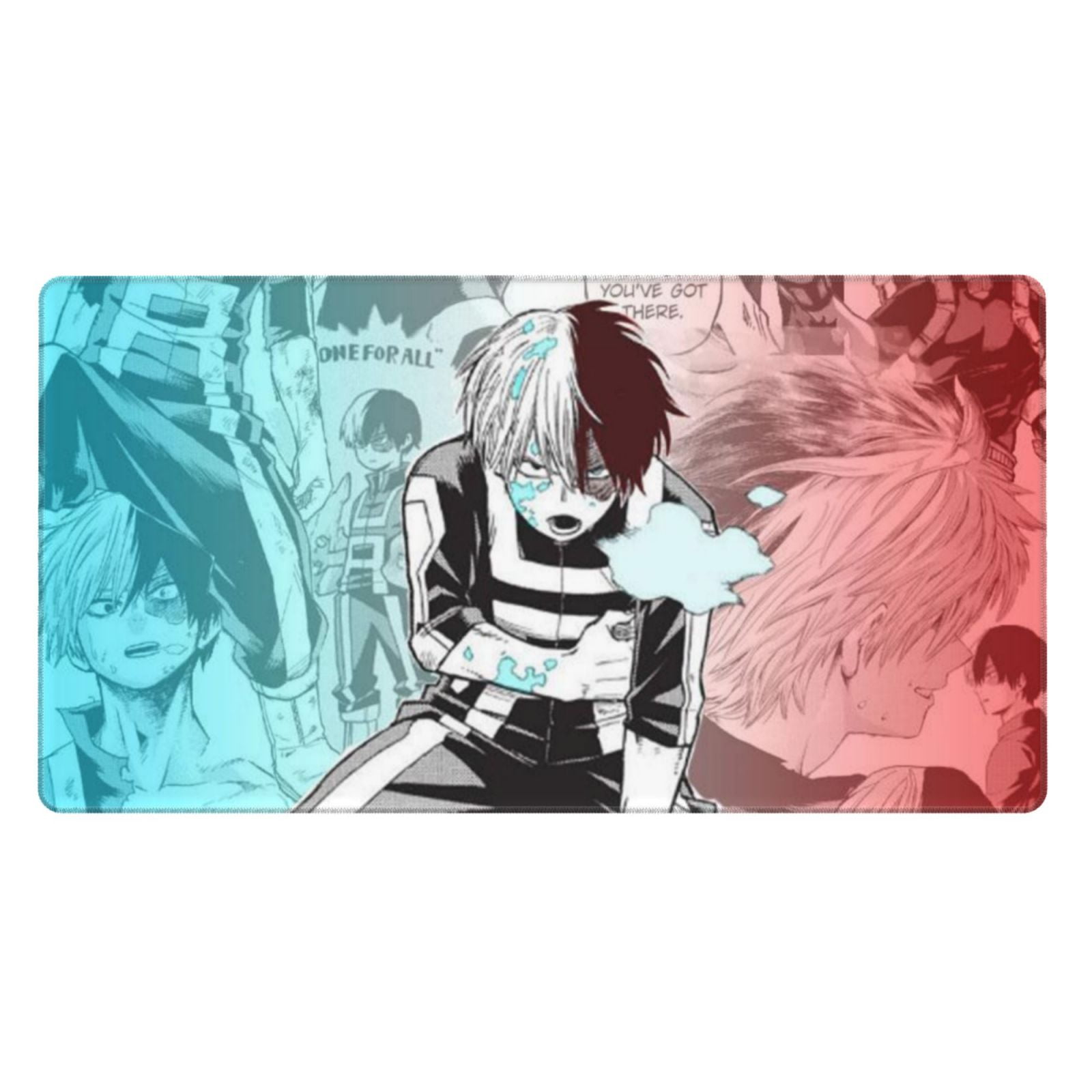 My Hero Academia Shoto Todoroki Mouse Pad 16x29.5 Inch Computer ...