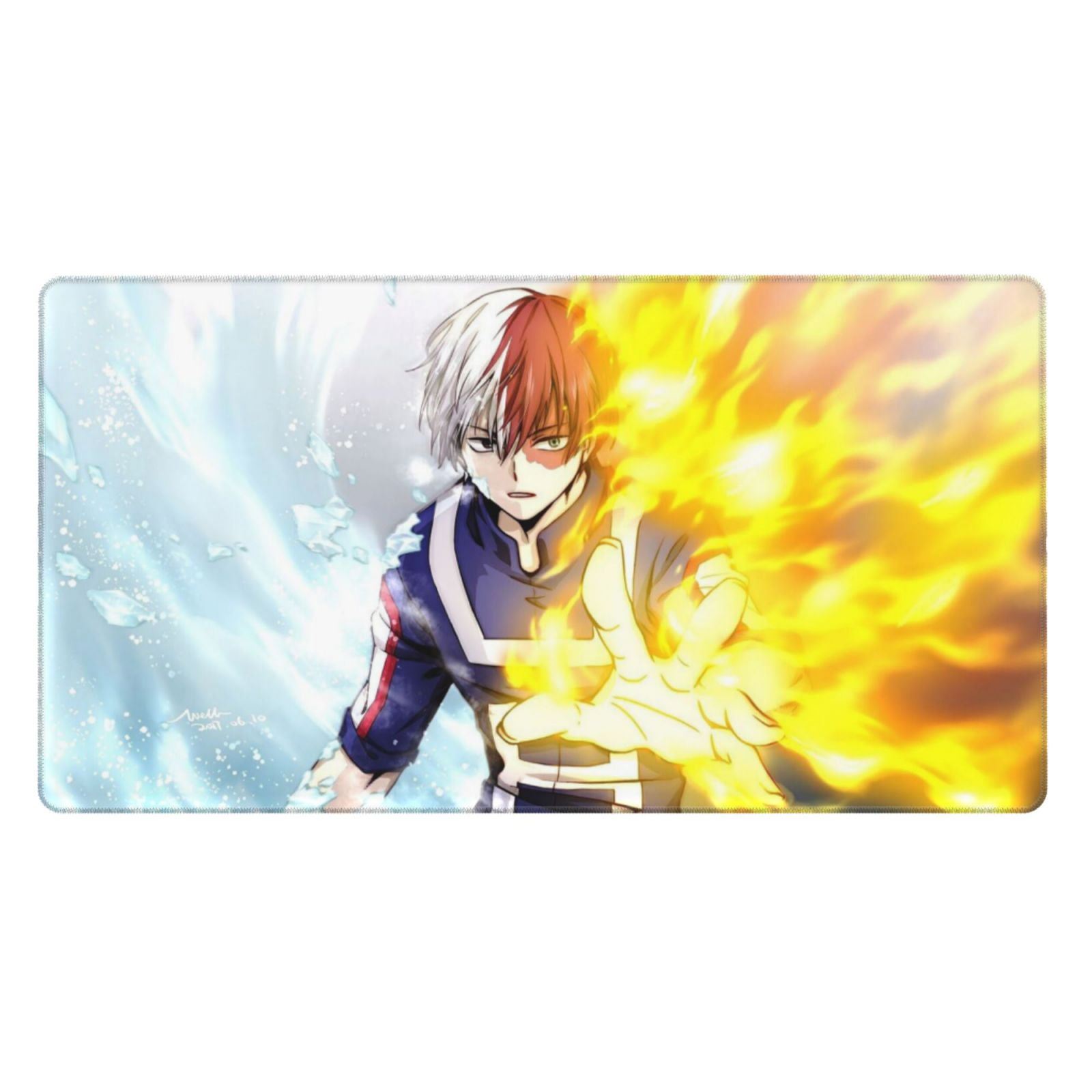 My Hero Academia Shoto Todoroki Mouse Pad 16x29.5 Inch Computer ...