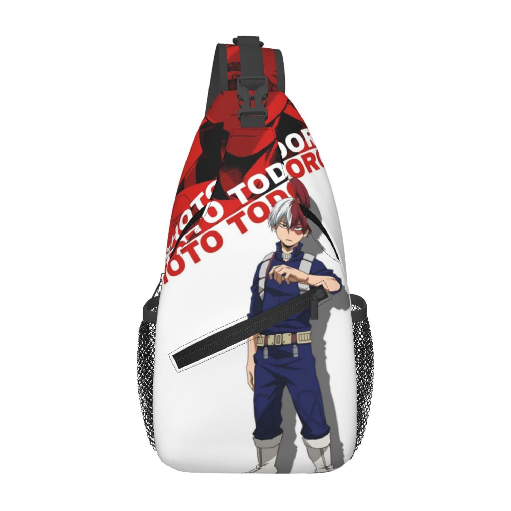 My Hero Academia Shoto Todoroki Sling Backpack Crossbody Shoulder Bags ...
