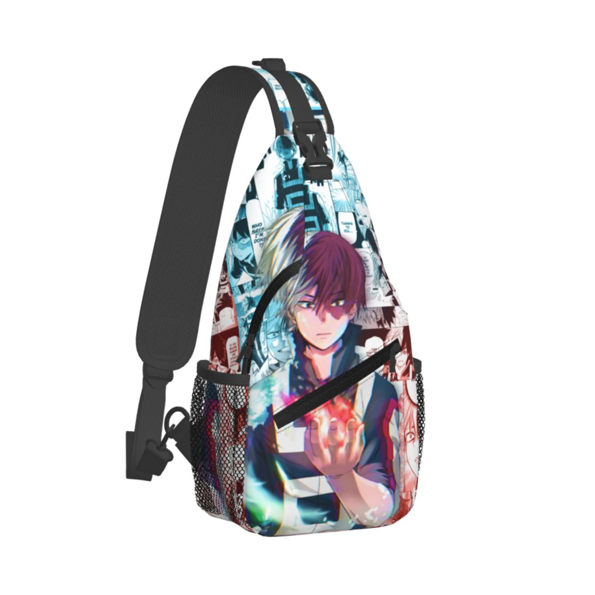 My Hero Academia Shoto Todoroki Sling Bag Crossbody Sling Backpack ...