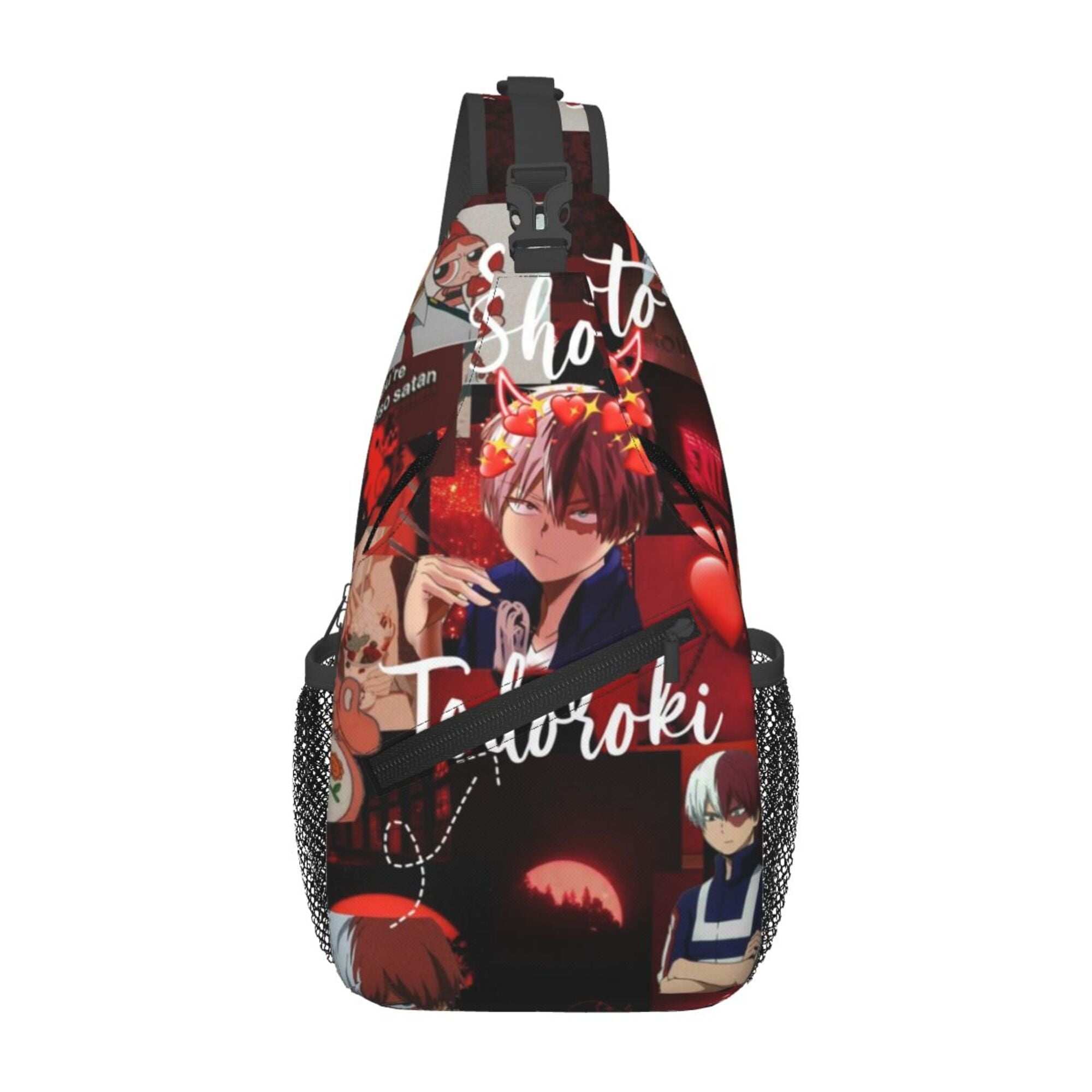 My Hero Academia Shoto Todoroki Sling Bag Crossbody Sling Backpack ...