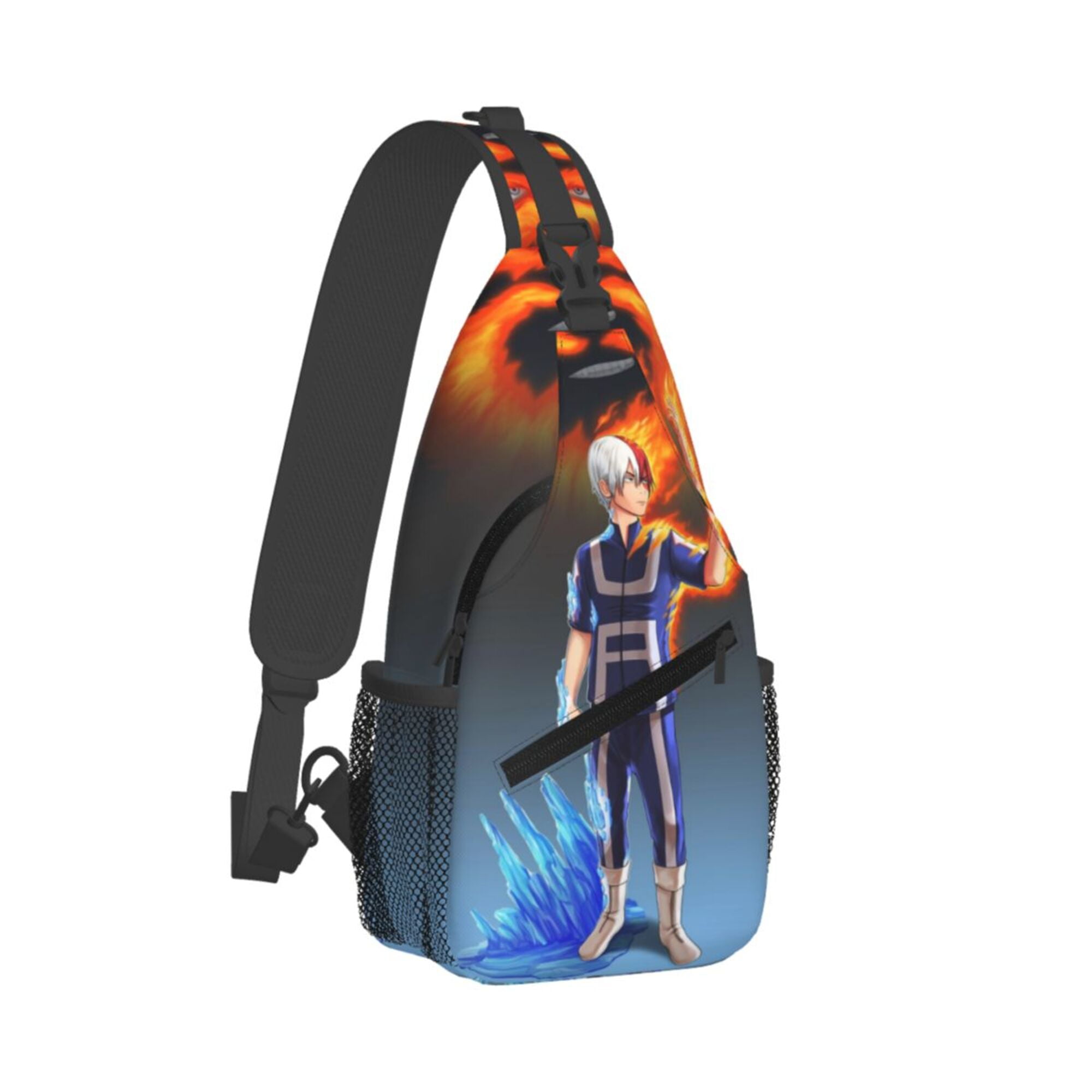 My Hero Academia Shoto Todoroki Sling Bag Crossbody Sling Backpack ...