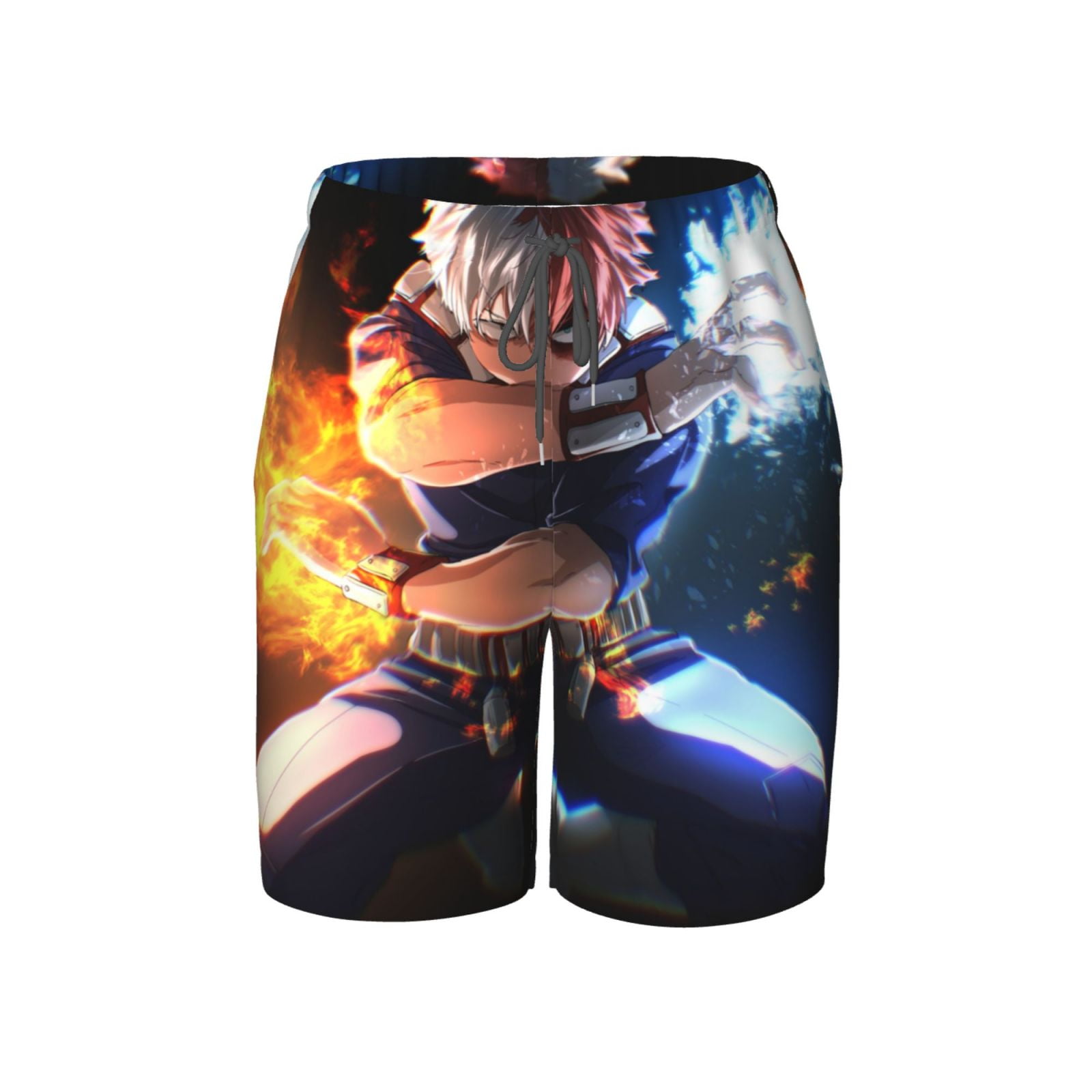 My Hero Academia Shoto Todoroki Teen Swim Trunks Surfing Beach Hawaii ...