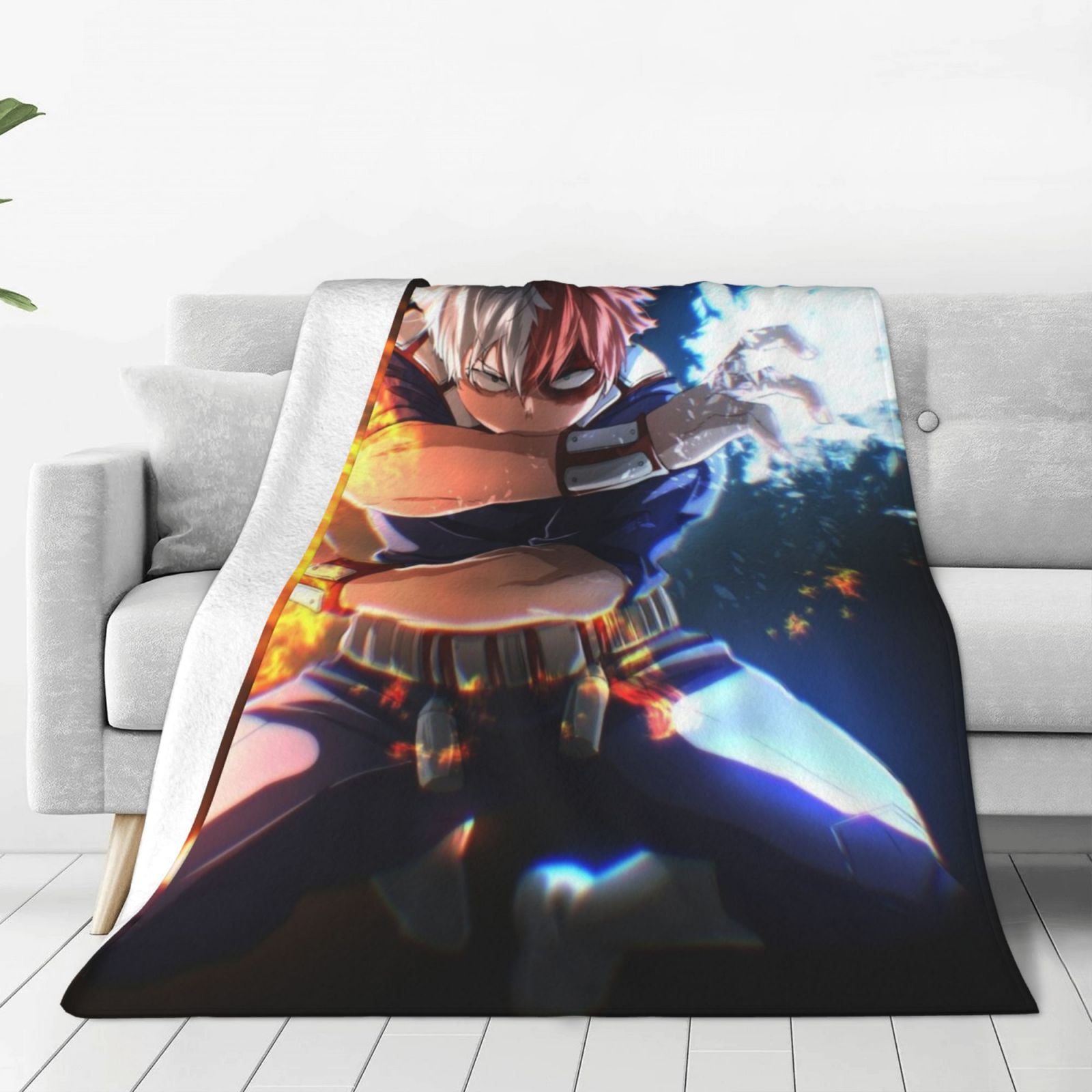My Hero Academia Shoto Todoroki Throw Blanket Couch Bed Sofa Soft ...