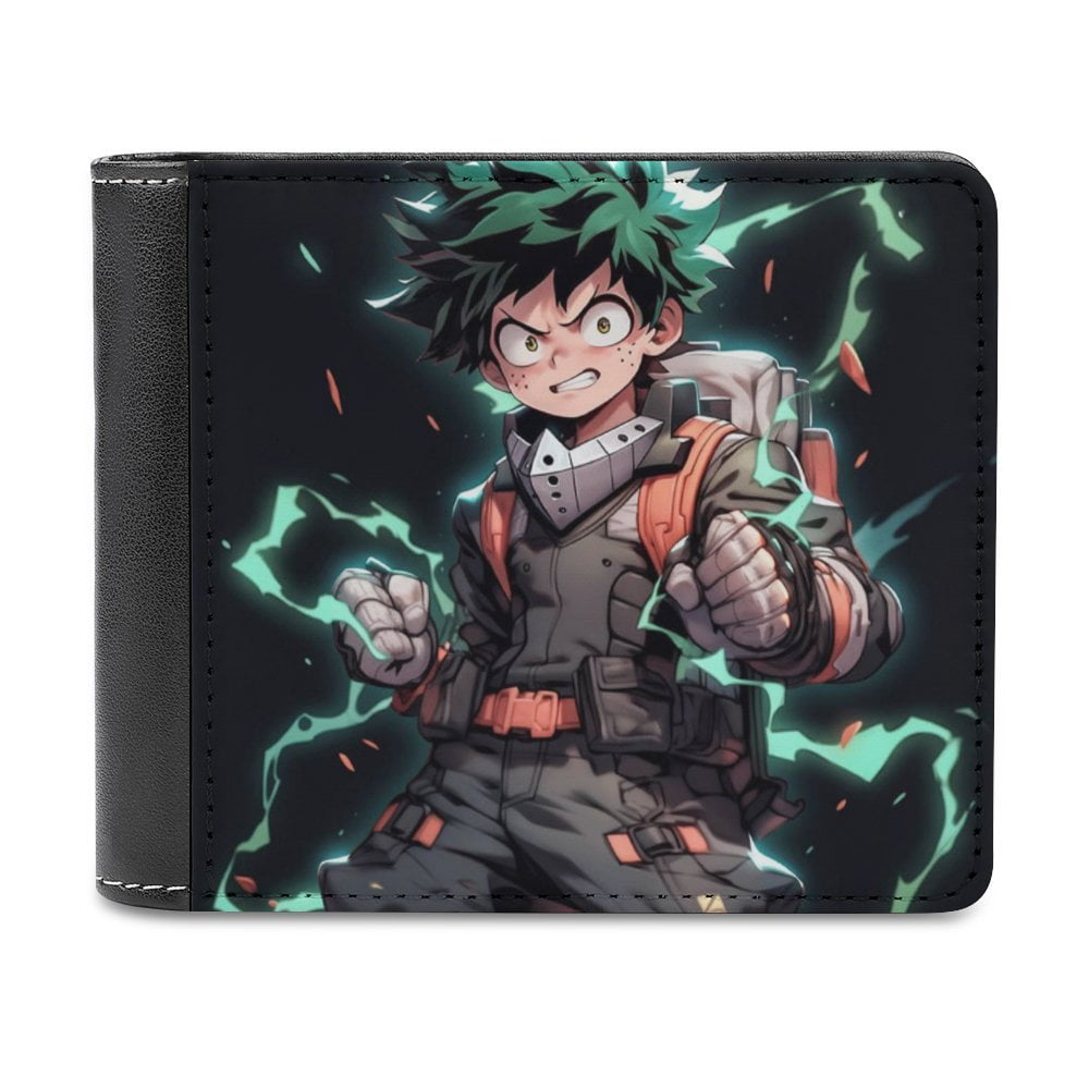 My Hero Academia Slim Bifold Wallet Purse Leather Wallets for Men Women ...