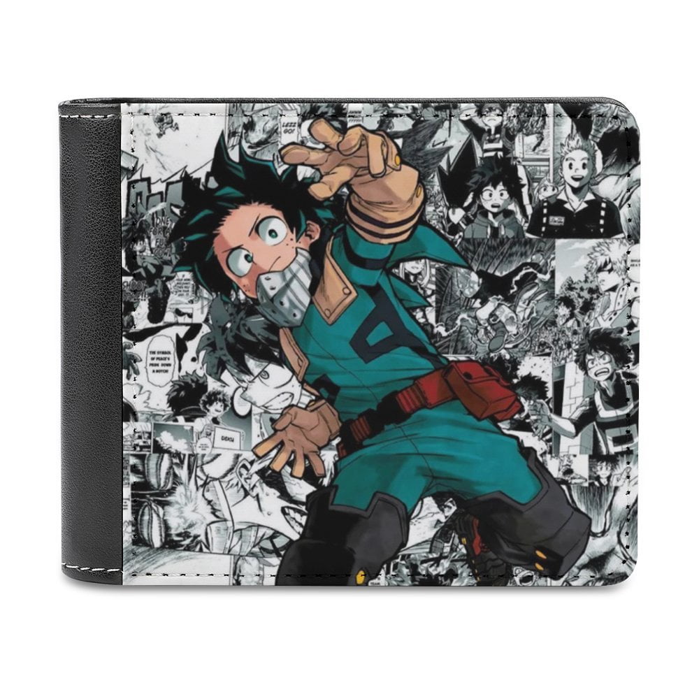 My Hero Academia Slim Bifold Wallet Purse Leather Wallets for Men Women ...