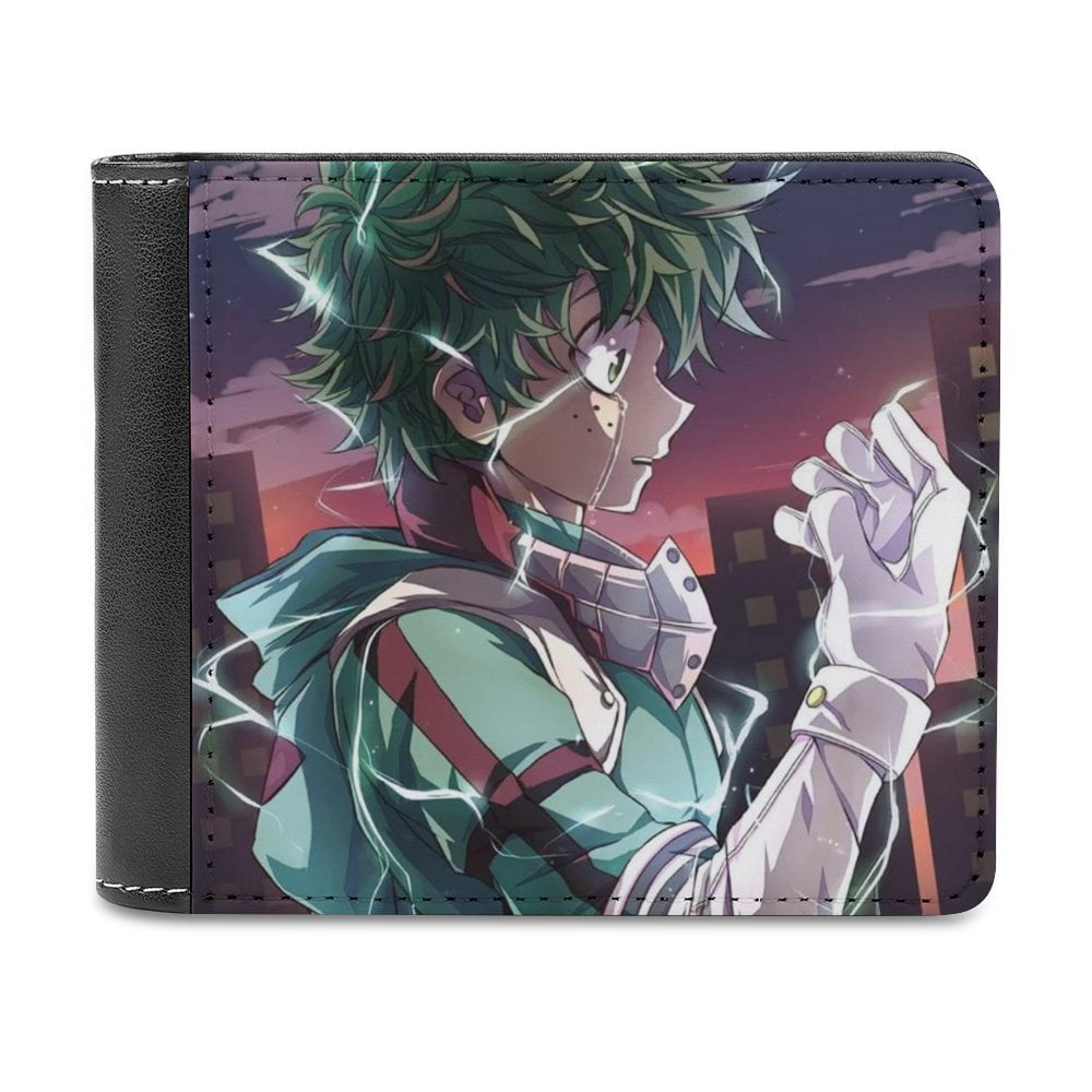 My Hero Academia Slim Bifold Wallet Purse Leather Wallets for Men Women ...