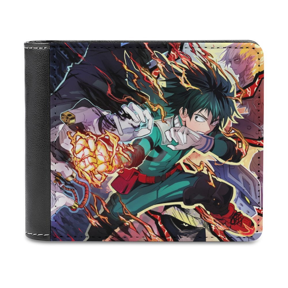 My Hero Academia Slim Bifold Wallet Purse Leather Wallets for Men Women ...