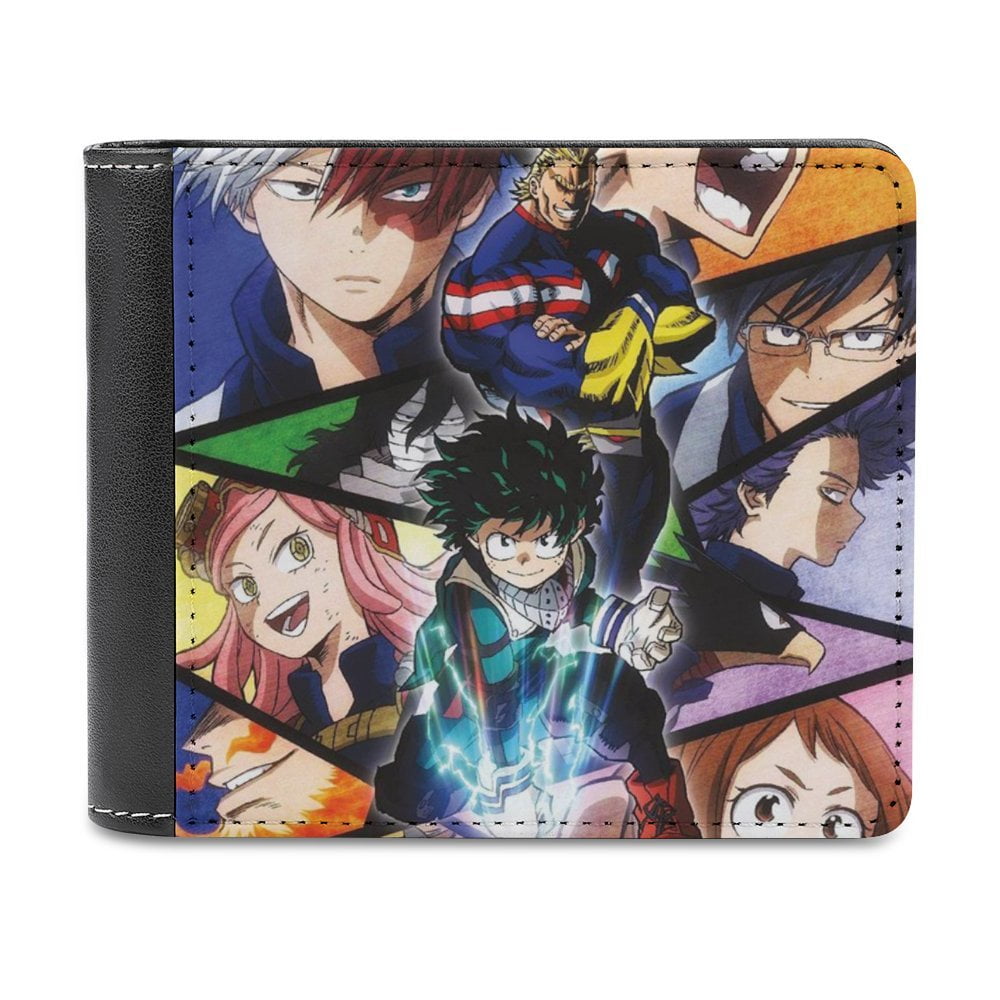 My Hero Academia Slim Bifold Wallet Purse Leather Wallets for Men Women ...