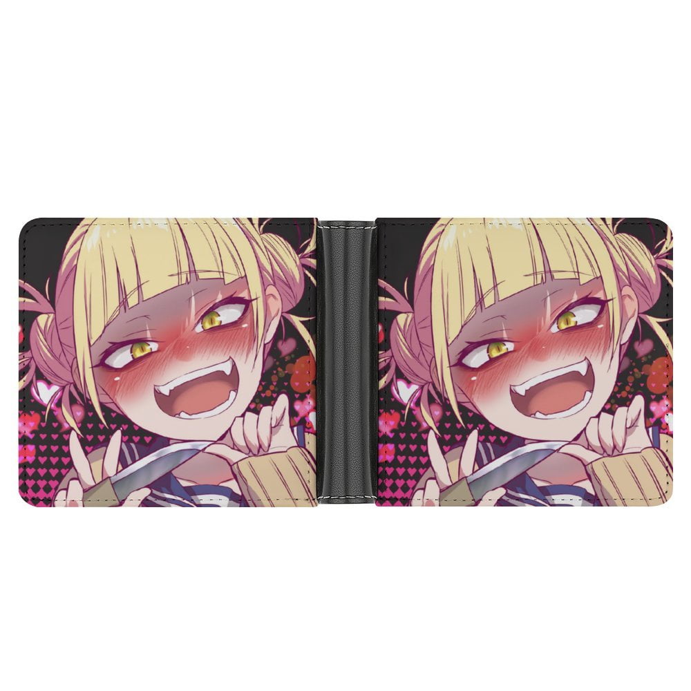 My Hero Academia Smile Himiko Toga PU Leather Bifold Wallet Money ...