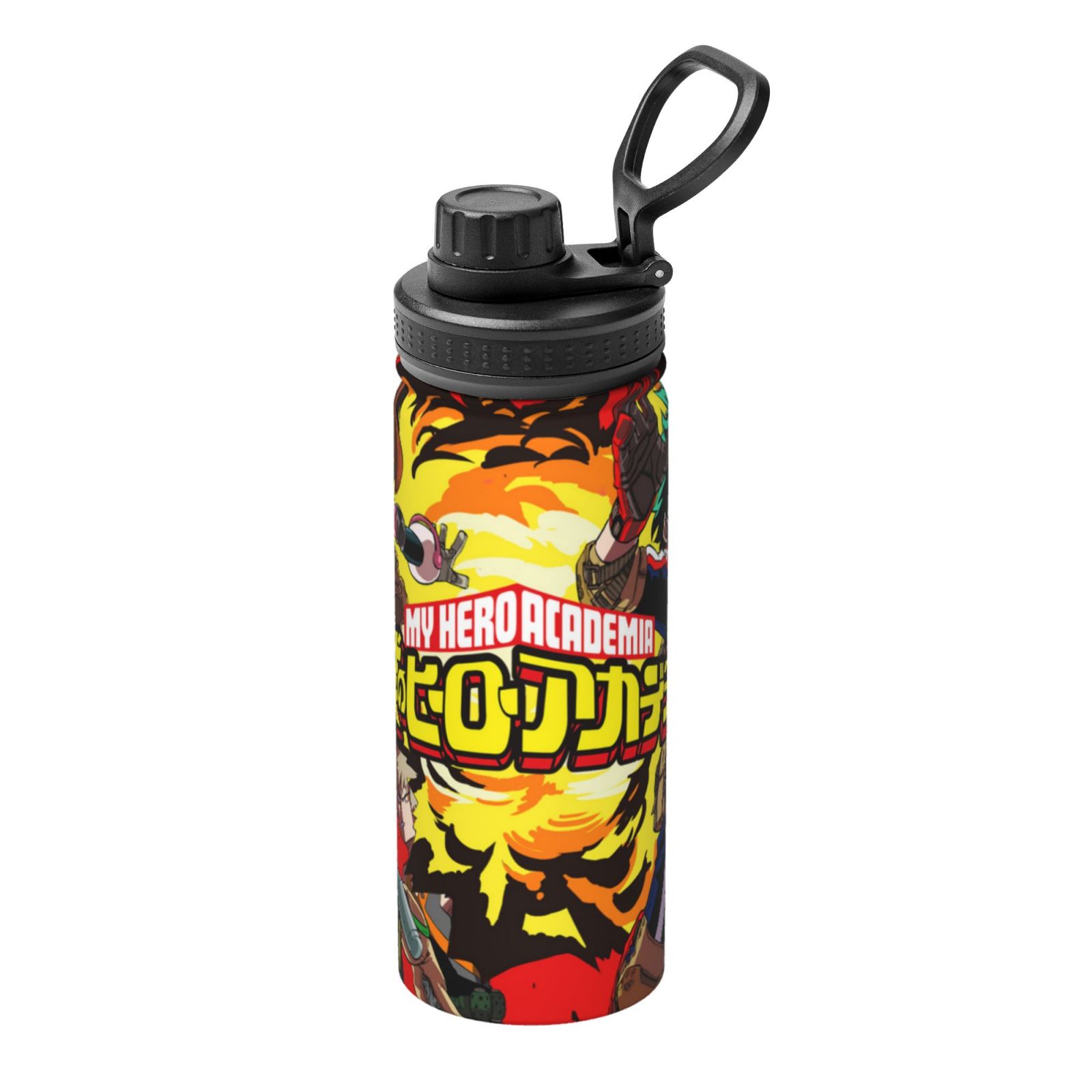 My Hero Academia Sports Insulated Water Bottles Kettle Stainless Steel ...