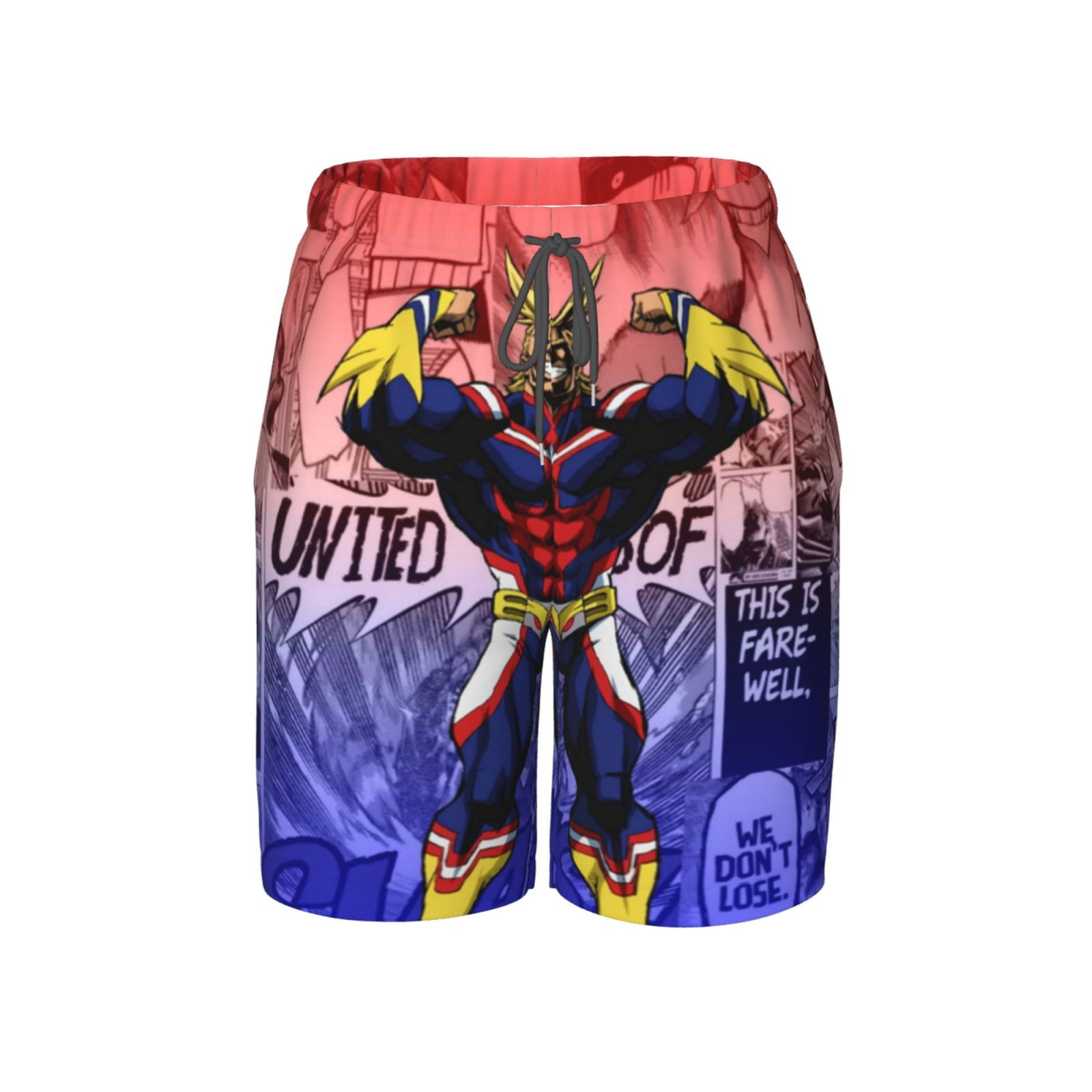 My Hero Academia Swim Trunk, Beach Board Shorts For Boys Girls, Quick ...