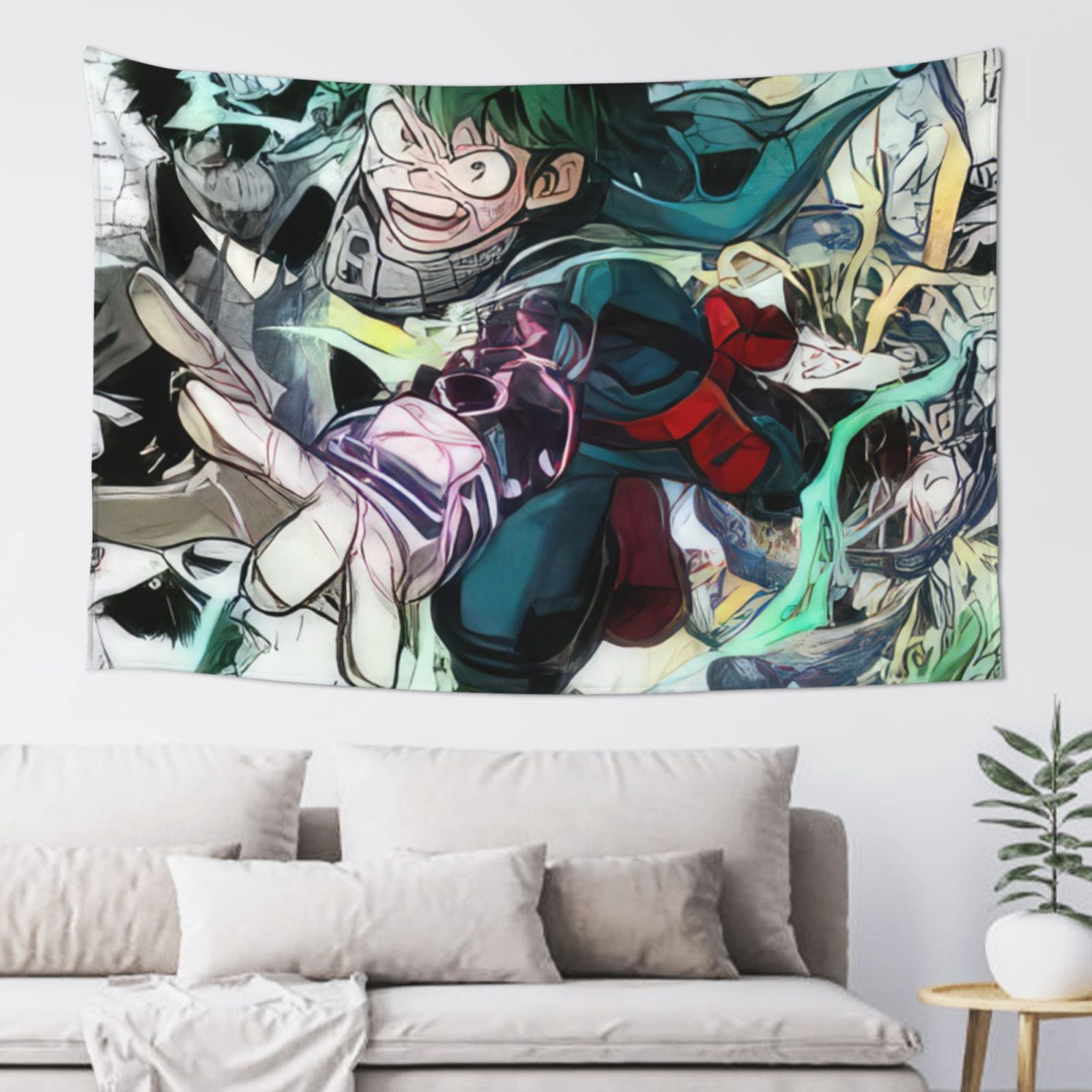 My Hero Academia Tapestry, Anime Wall Poster Art, Wall Tapestry For ...