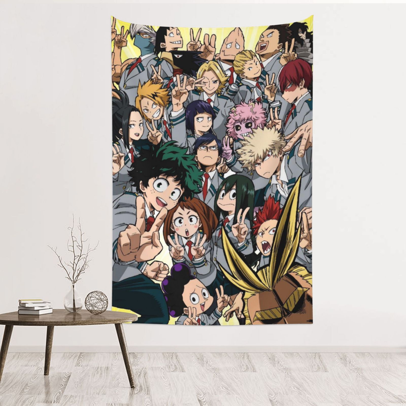 My Hero Academia Tapestry, Anime Wall Poster Art, Wall Tapestry For ...