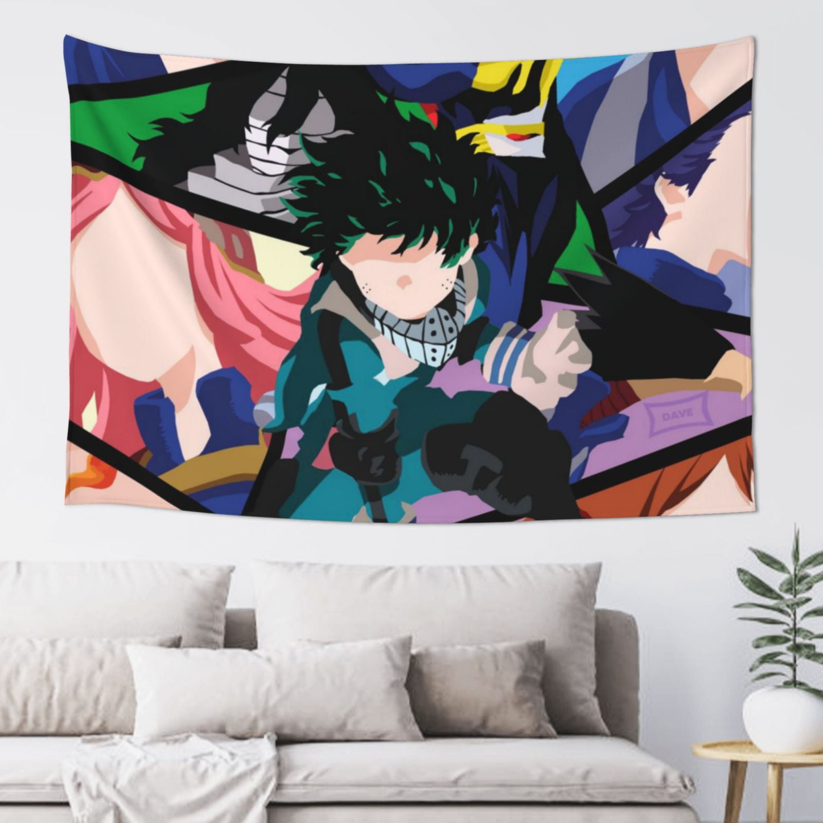 My Hero Academia Tapestry, Anime Wall Poster Art, Wall Tapestry For ...