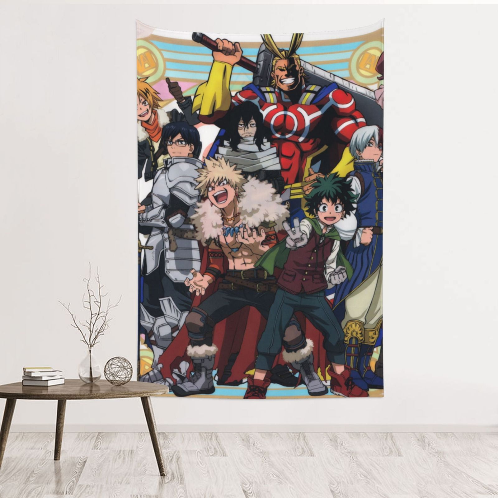My Hero Academia Tapestry, Anime Wall Poster Art, Wall Tapestry For ...