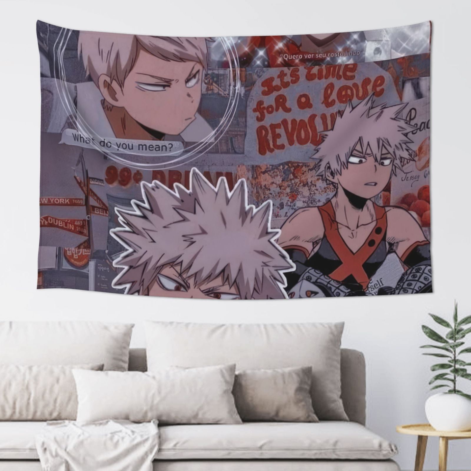 My Hero Academia Tapestry, Anime Wall Poster Art, Wall Tapestry For ...