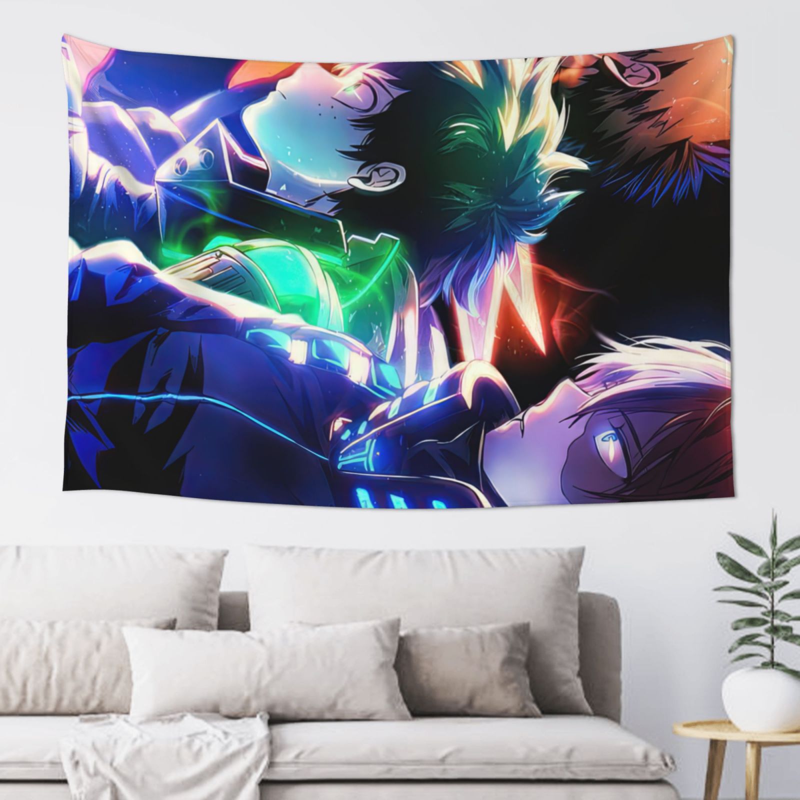 My Hero Academia Tapestry, Anime Wall Poster Art, Wall Tapestry For ...