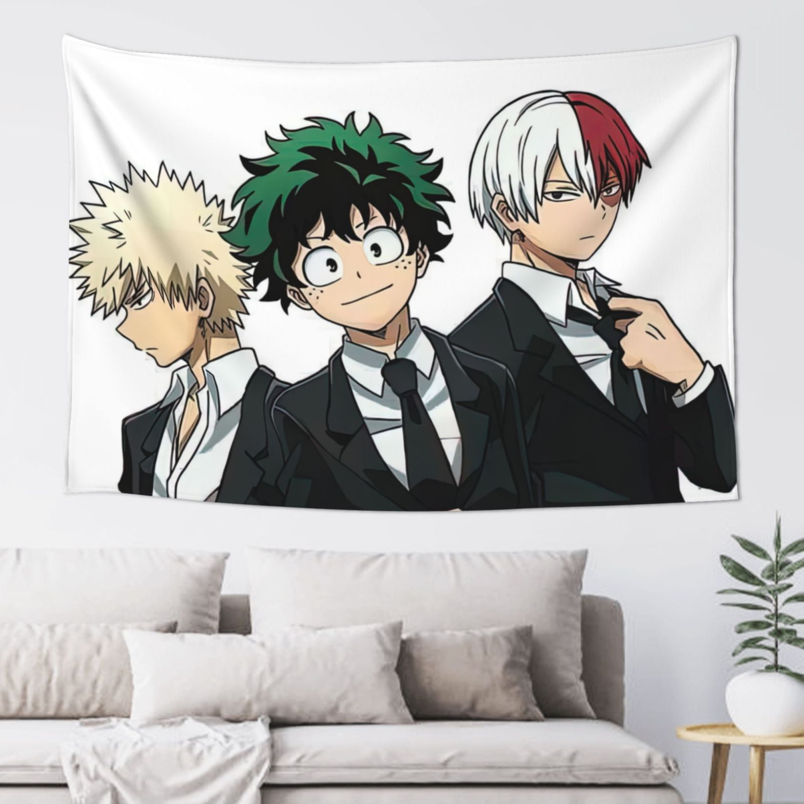 My Hero Academia Tapestry, Anime Wall Poster Art, Wall Tapestry For ...