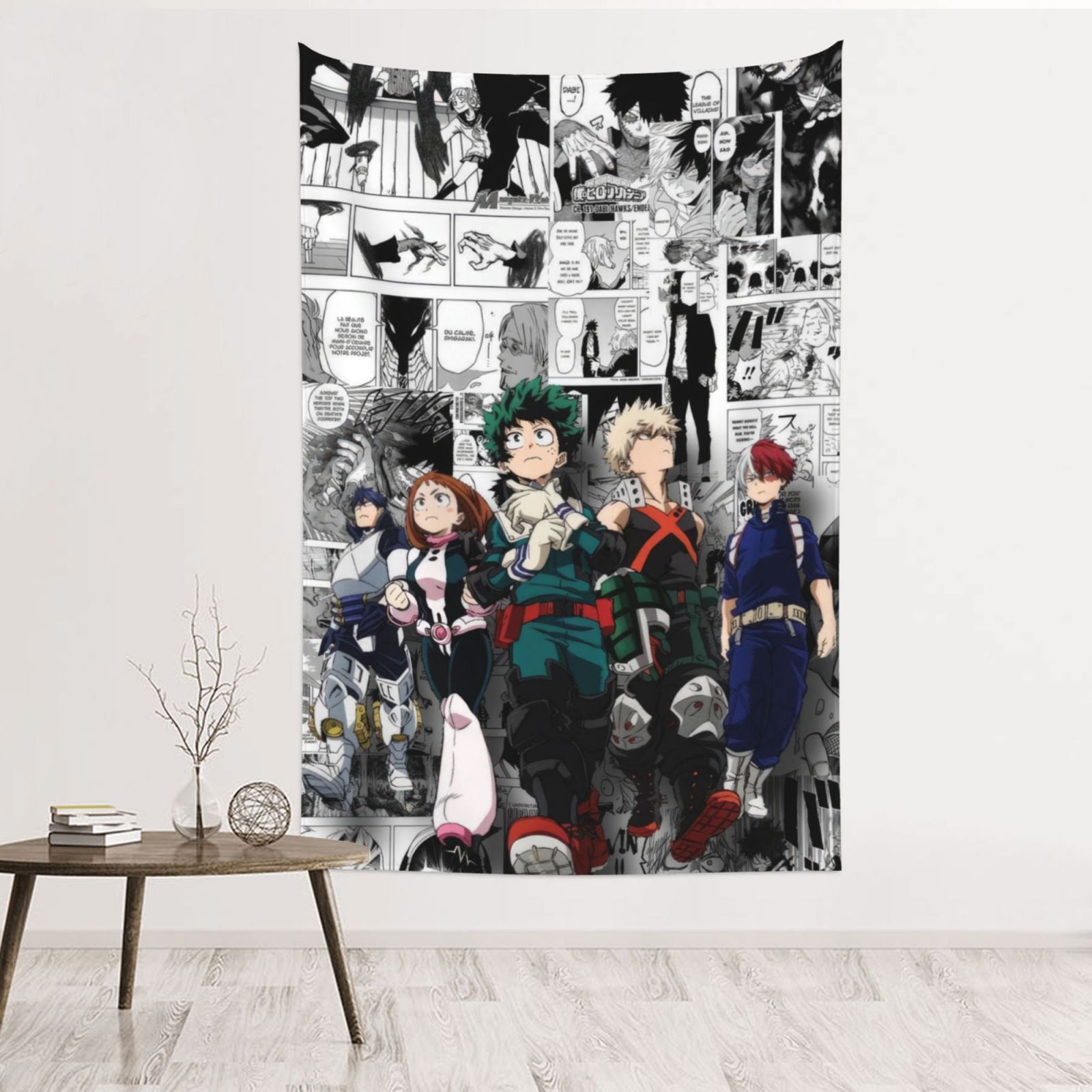 My Hero Academia Tapestry, Anime Wall Poster Art, Wall Tapestry For ...