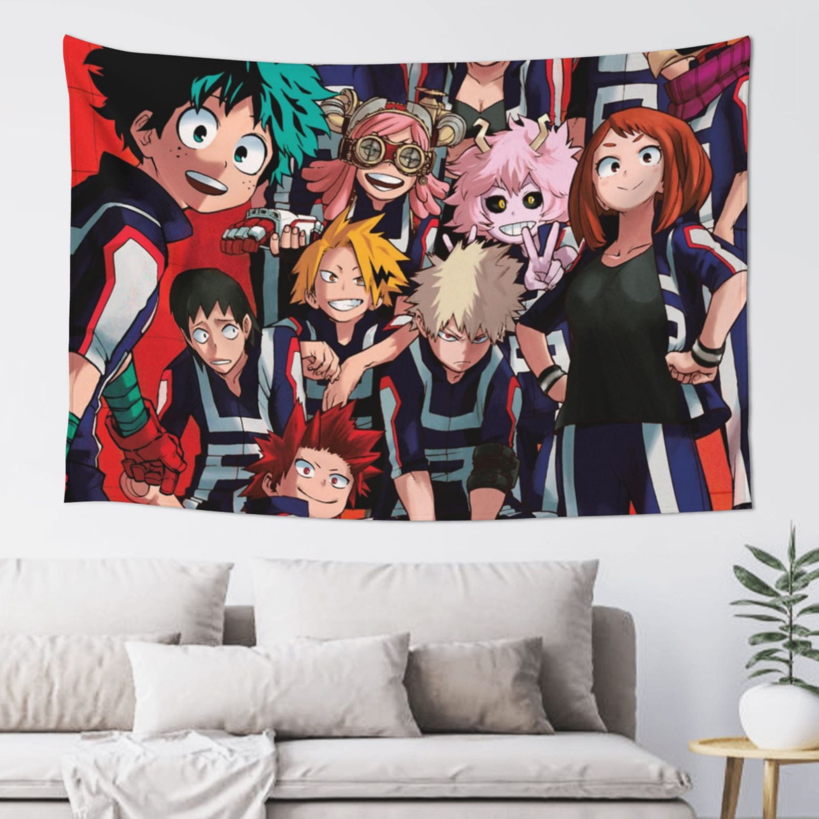 My Hero Academia Tapestry, Anime Wall Poster Art, Wall Tapestry For ...