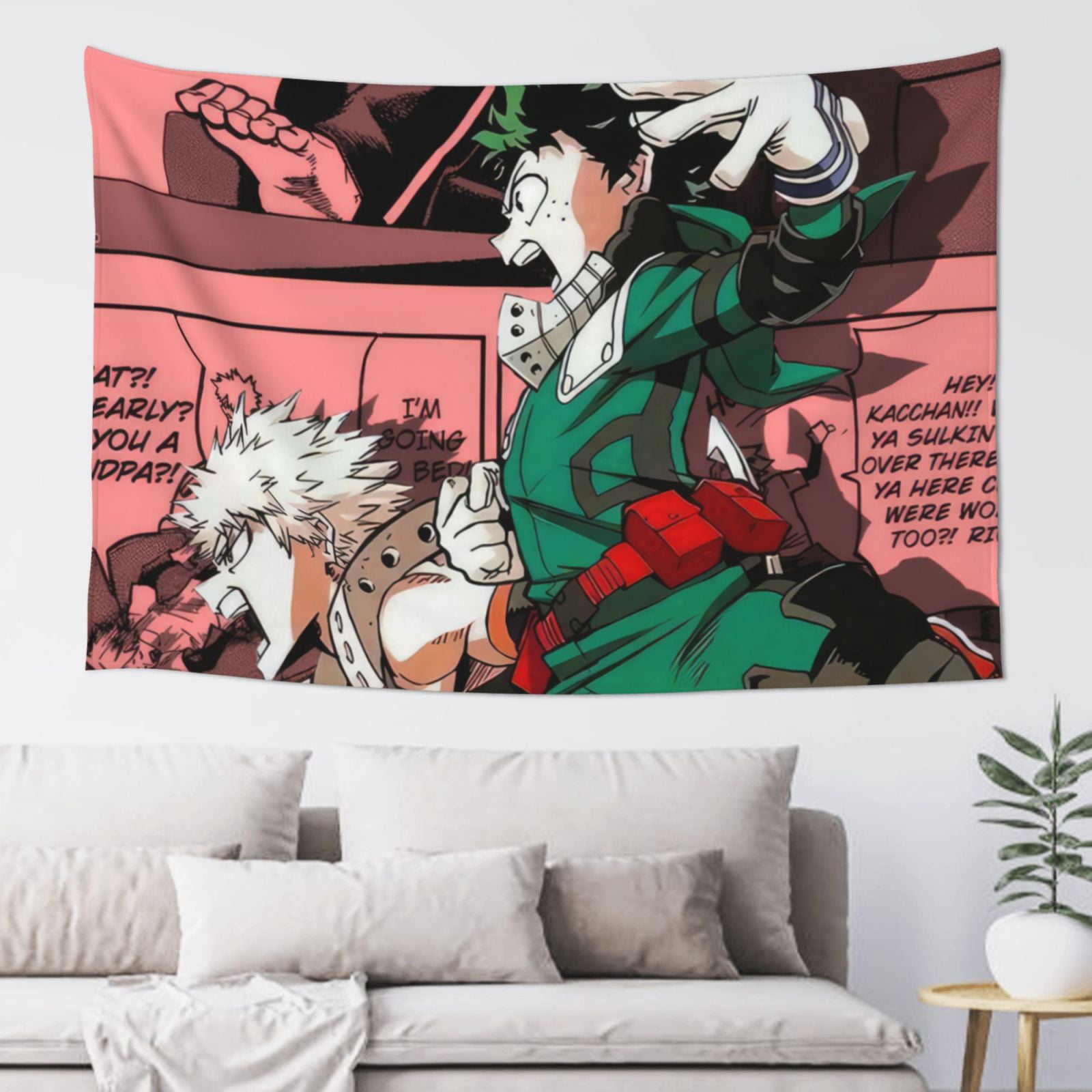 My Hero Academia Tapestry, Anime Wall Poster Art, Wall Tapestry For ...