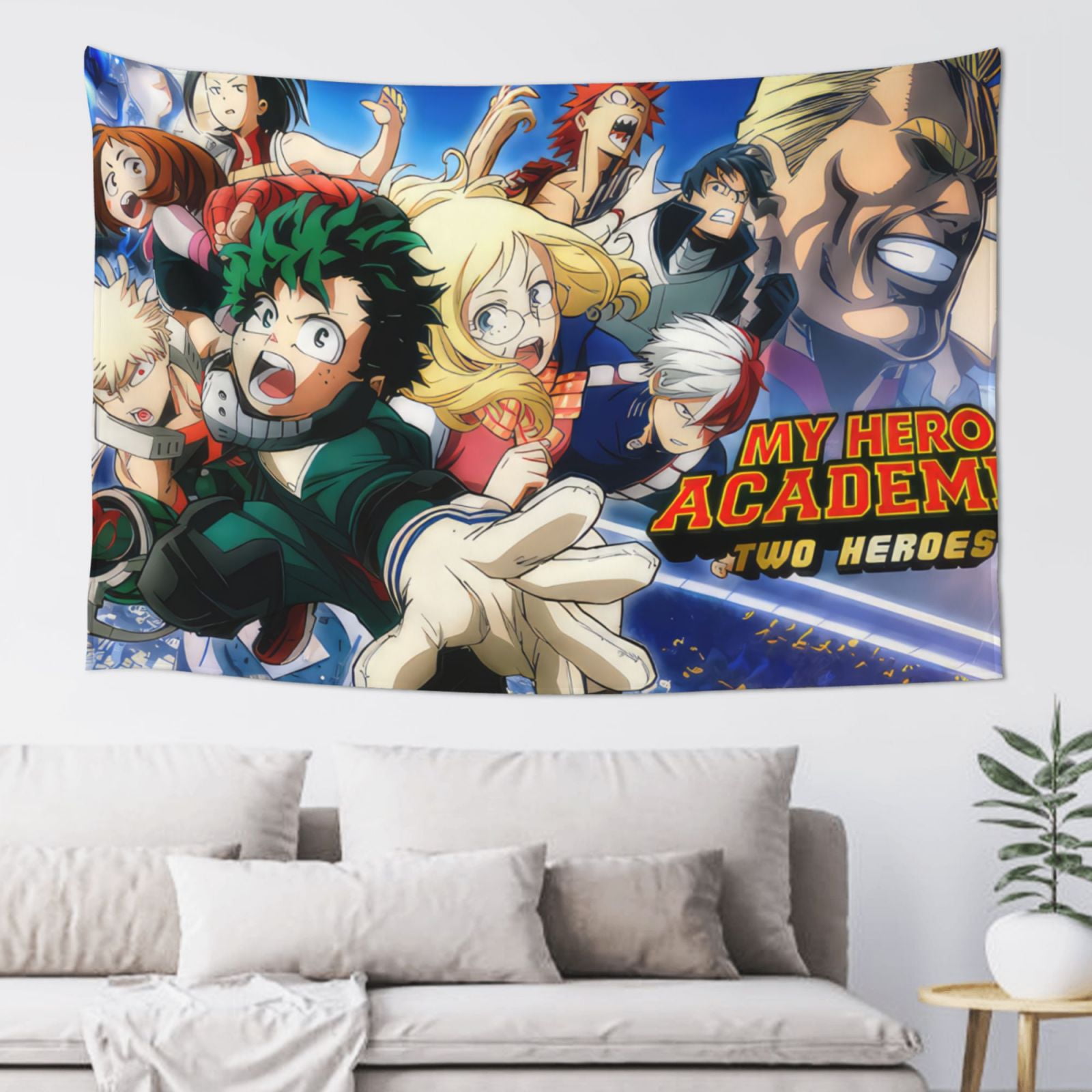 My Hero Academia Tapestry, Anime Wall Poster Art, Wall Tapestry For ...