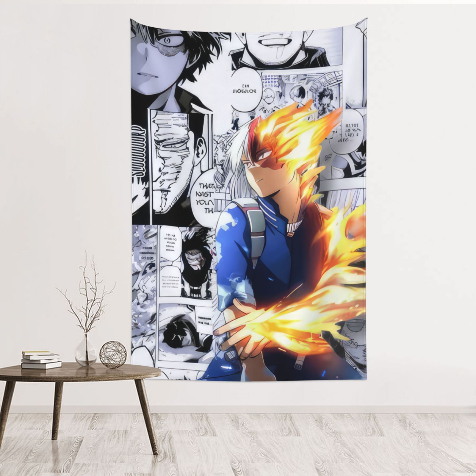 My Hero Academia Tapestry, Anime Wall Poster Art, Wall Tapestry For ...