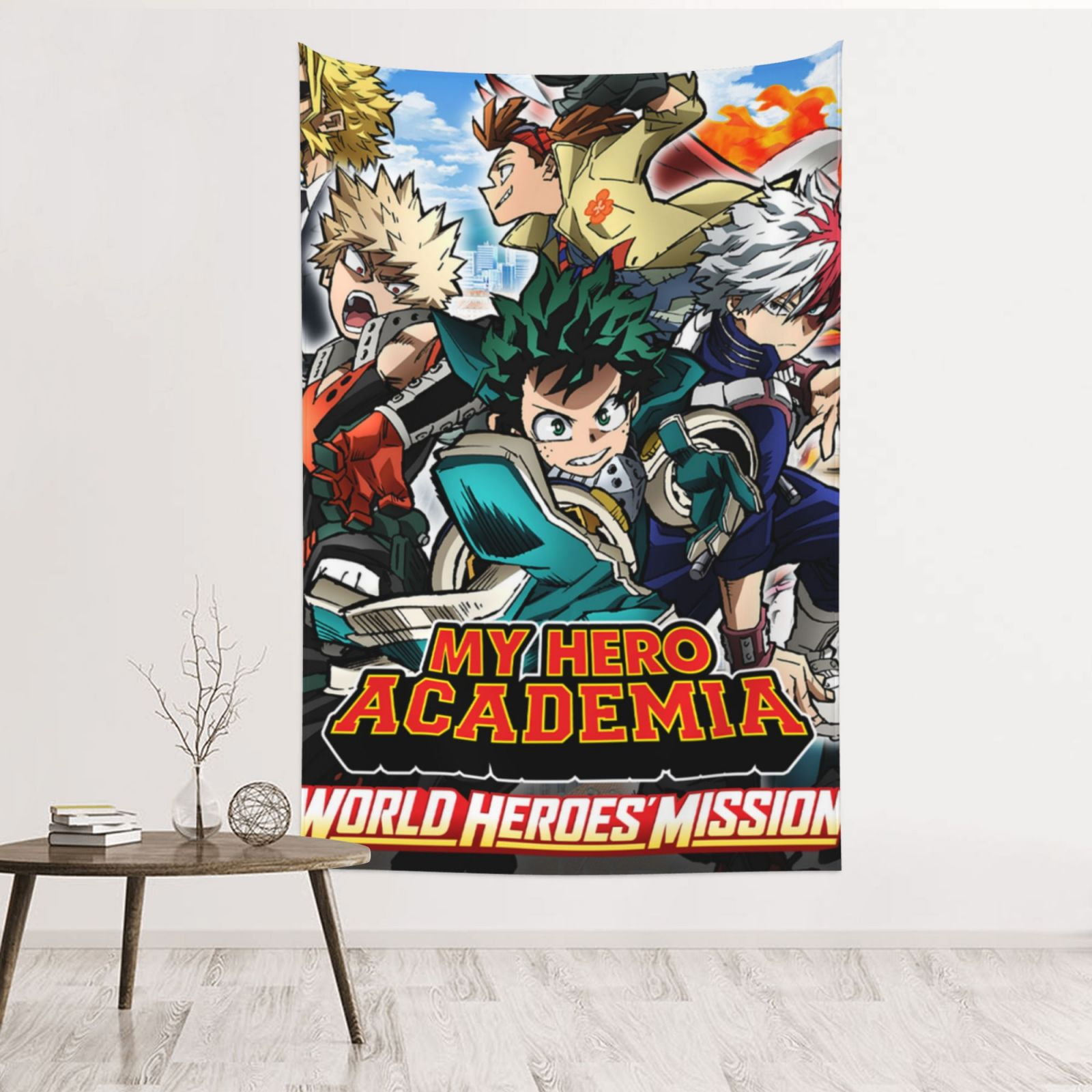 My Hero Academia Tapestry, Anime Wall Poster Art, Wall Tapestry For ...