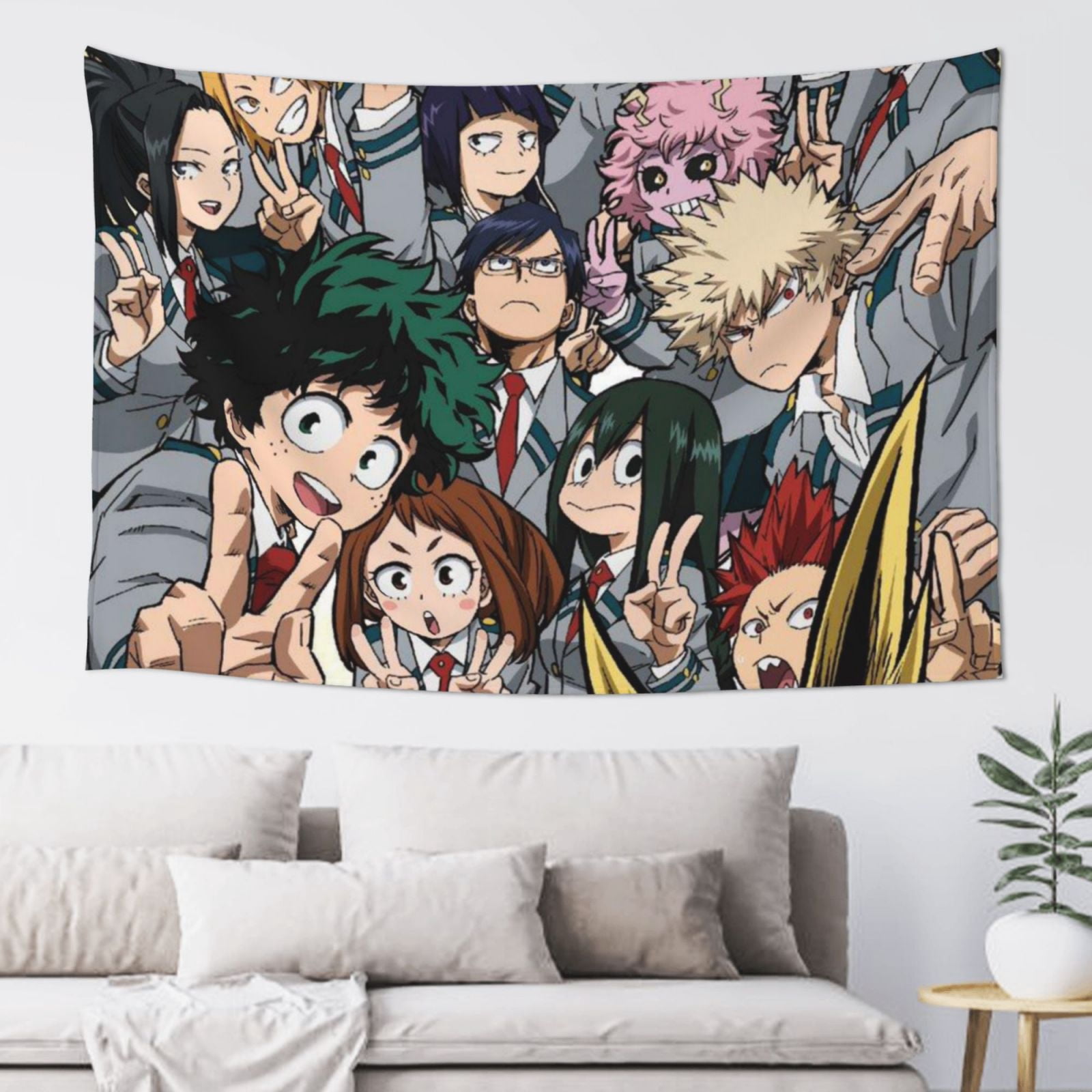 My Hero Academia Tapestry, Anime Wall Poster Art, Wall Tapestry For ...