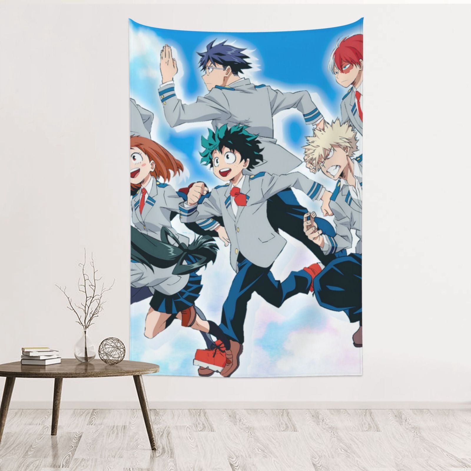 My Hero Academia Tapestry, Anime Wall Poster Art, Wall Tapestry For ...