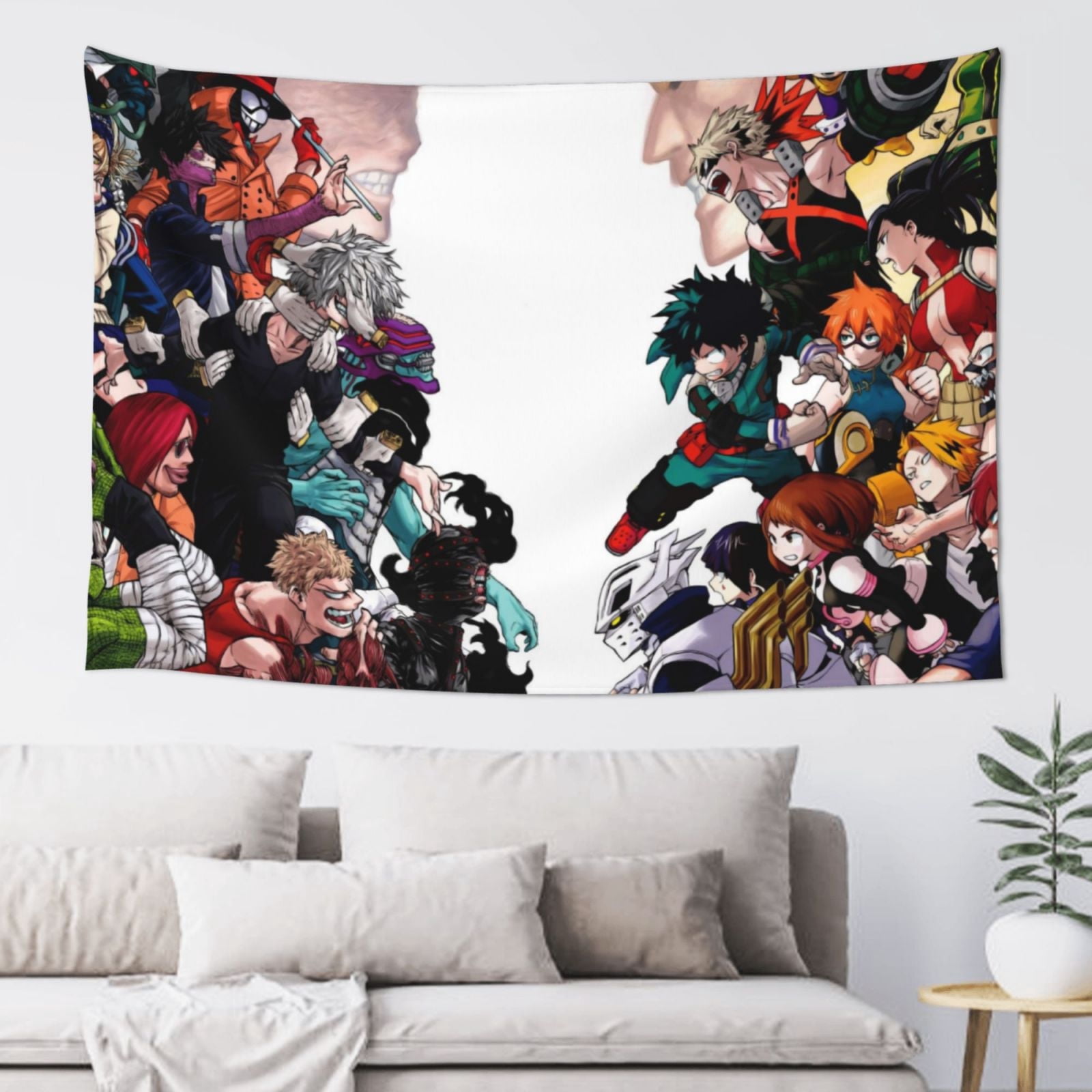 My Hero Academia Tapestry, Anime Wall Poster Art, Wall Tapestry For ...