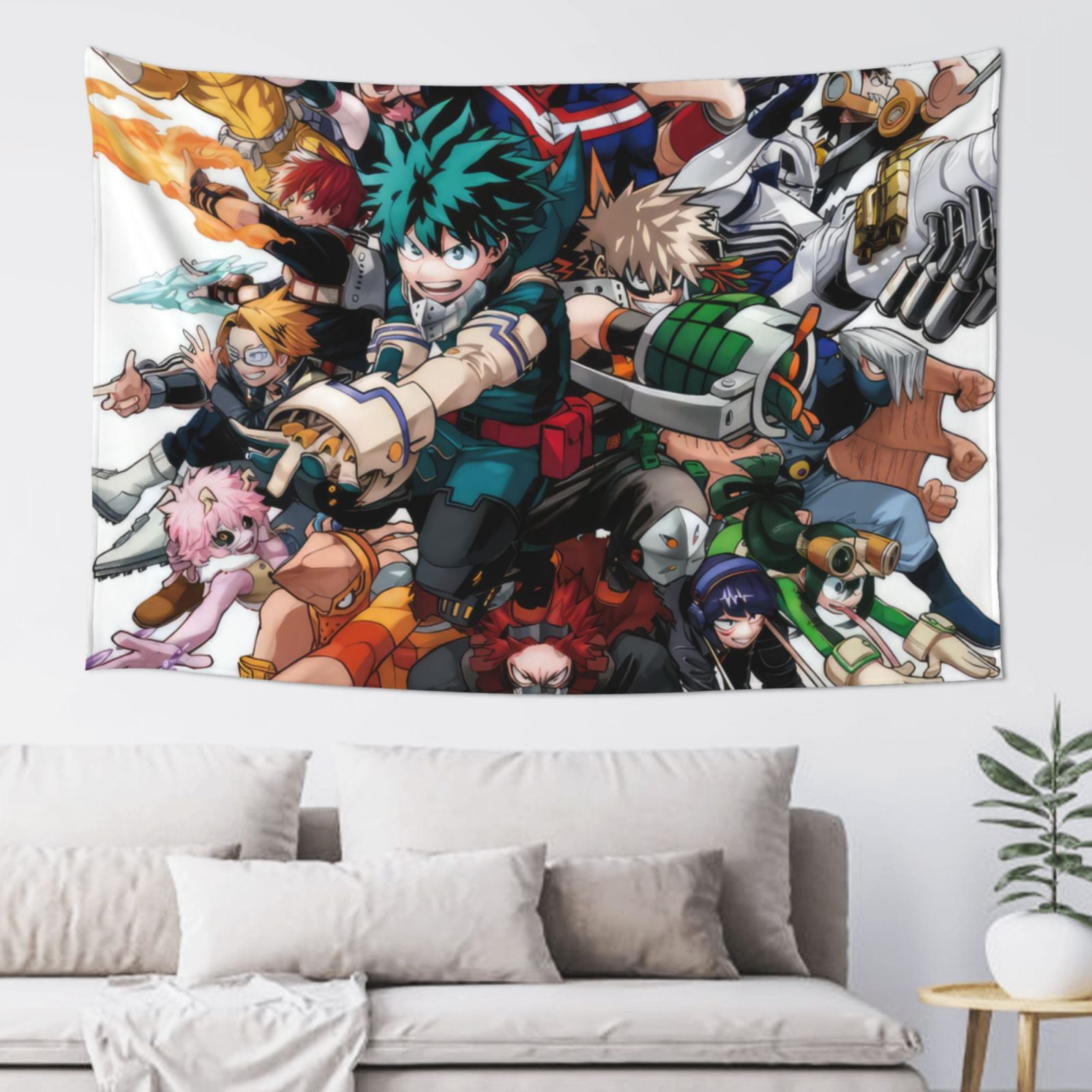 My Hero Academia Tapestry, Anime Wall Poster Art, Wall Tapestry For ...