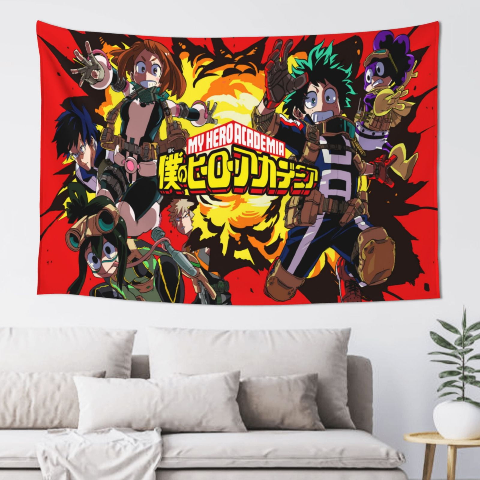 My Hero Academia Tapestry Wall Hanging Home Decoration Wall Blanket ...