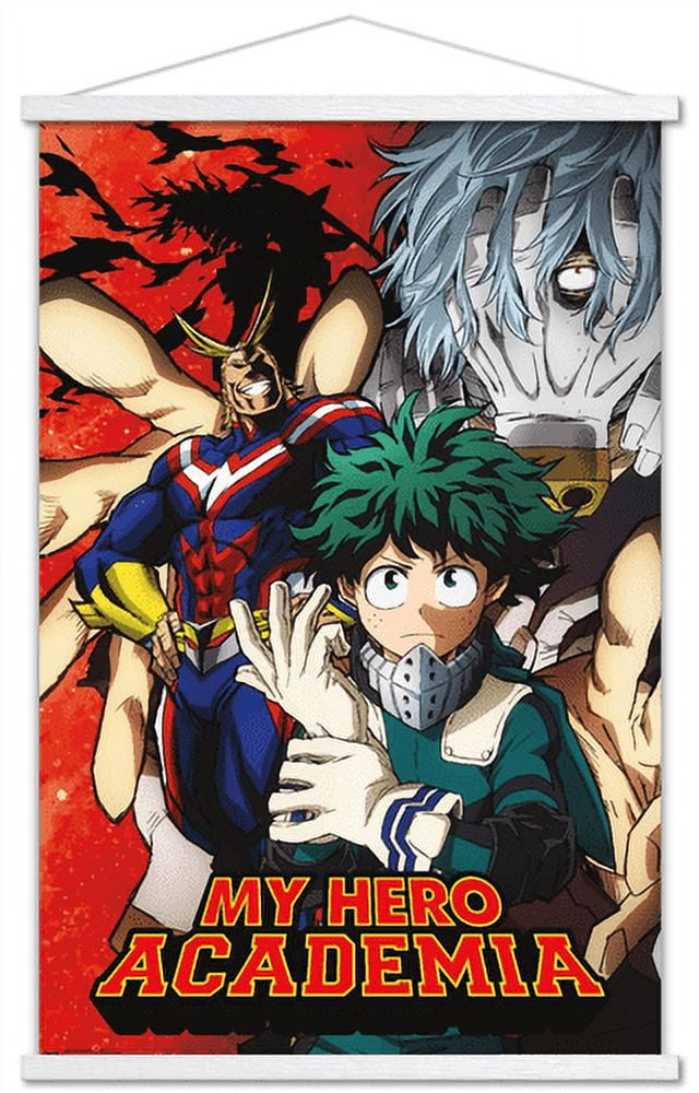 My Hero Academia - Teaser 2 Wall Poster with Wooden Magnetic Frame, 22. ...