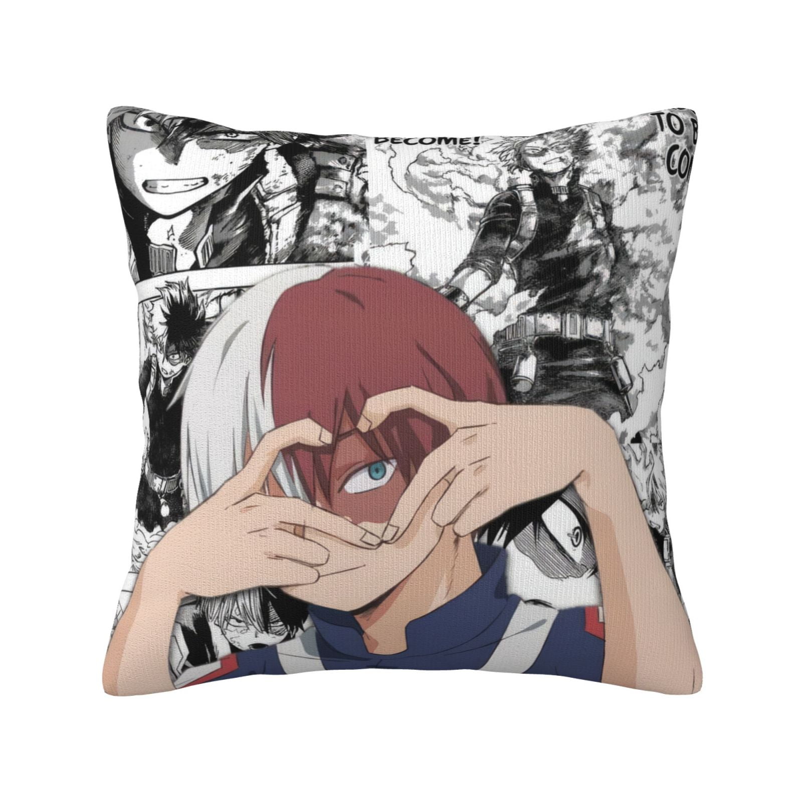 My Hero Academia Throw Pillow Covers, Anime Pillow Cases, Cushion ...