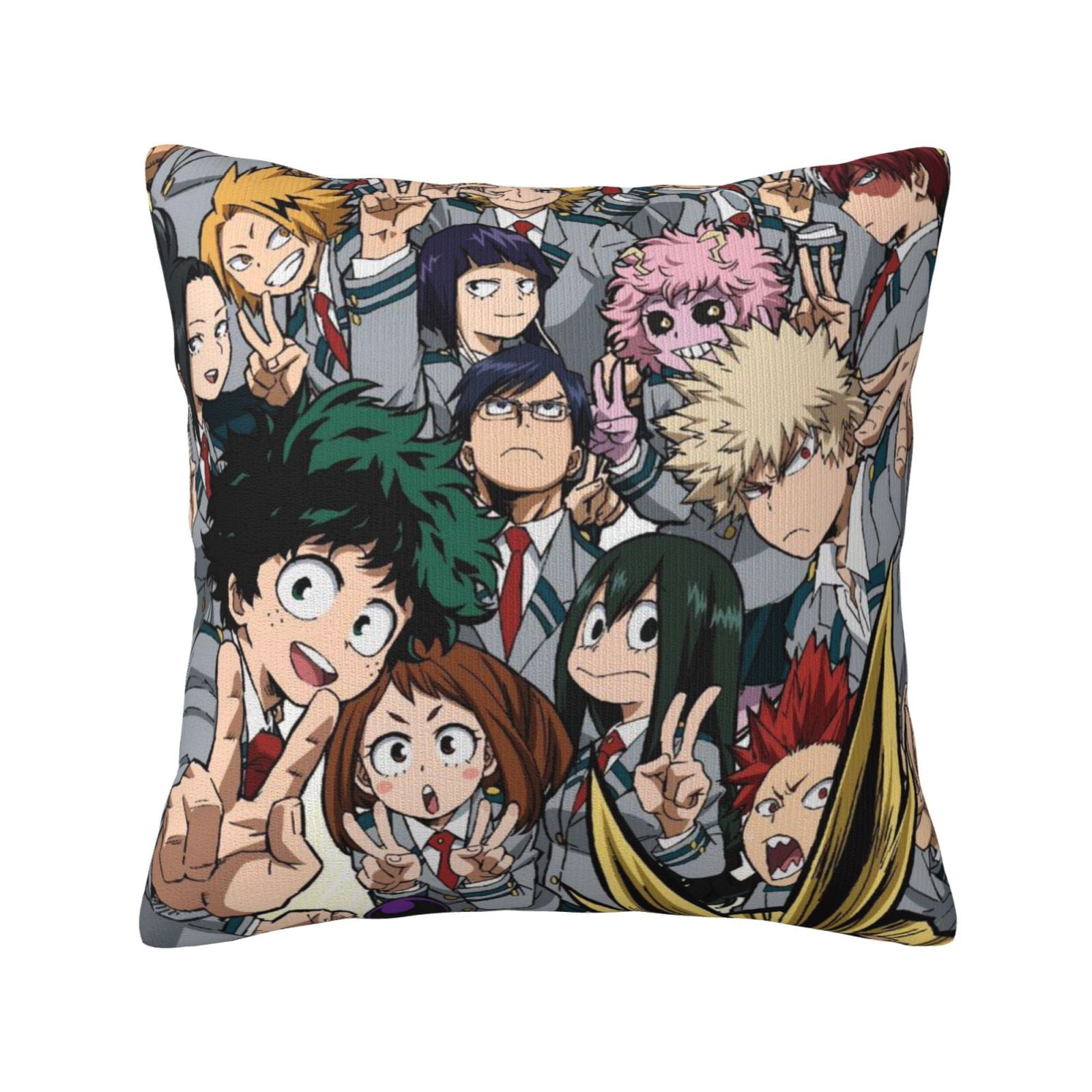 My Hero Academia Throw Pillow Covers, Anime Pillow Cases, Cushion ...