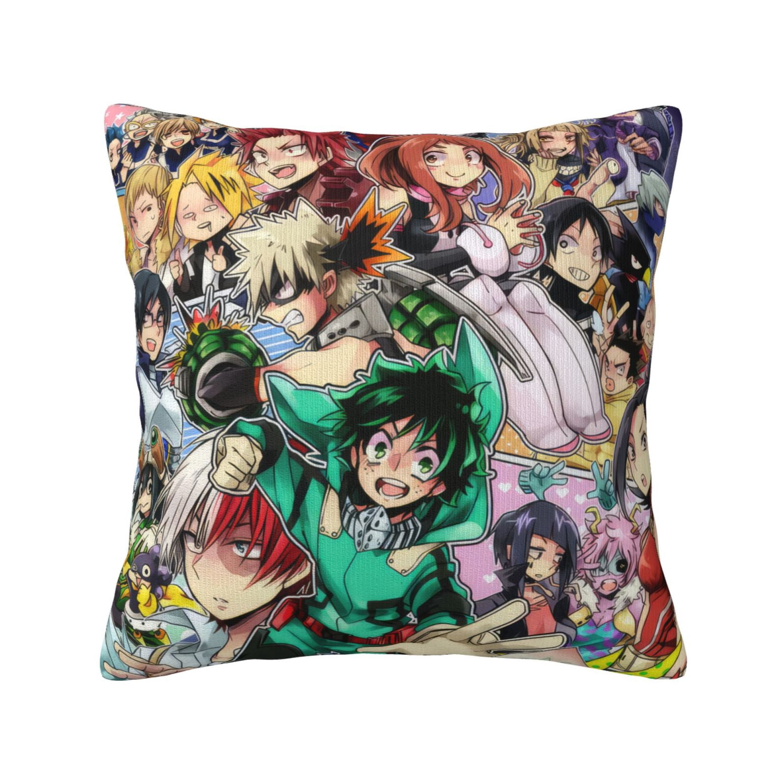My Hero Academia Throw Pillow Covers, Anime Pillow Cases, Cushion ...