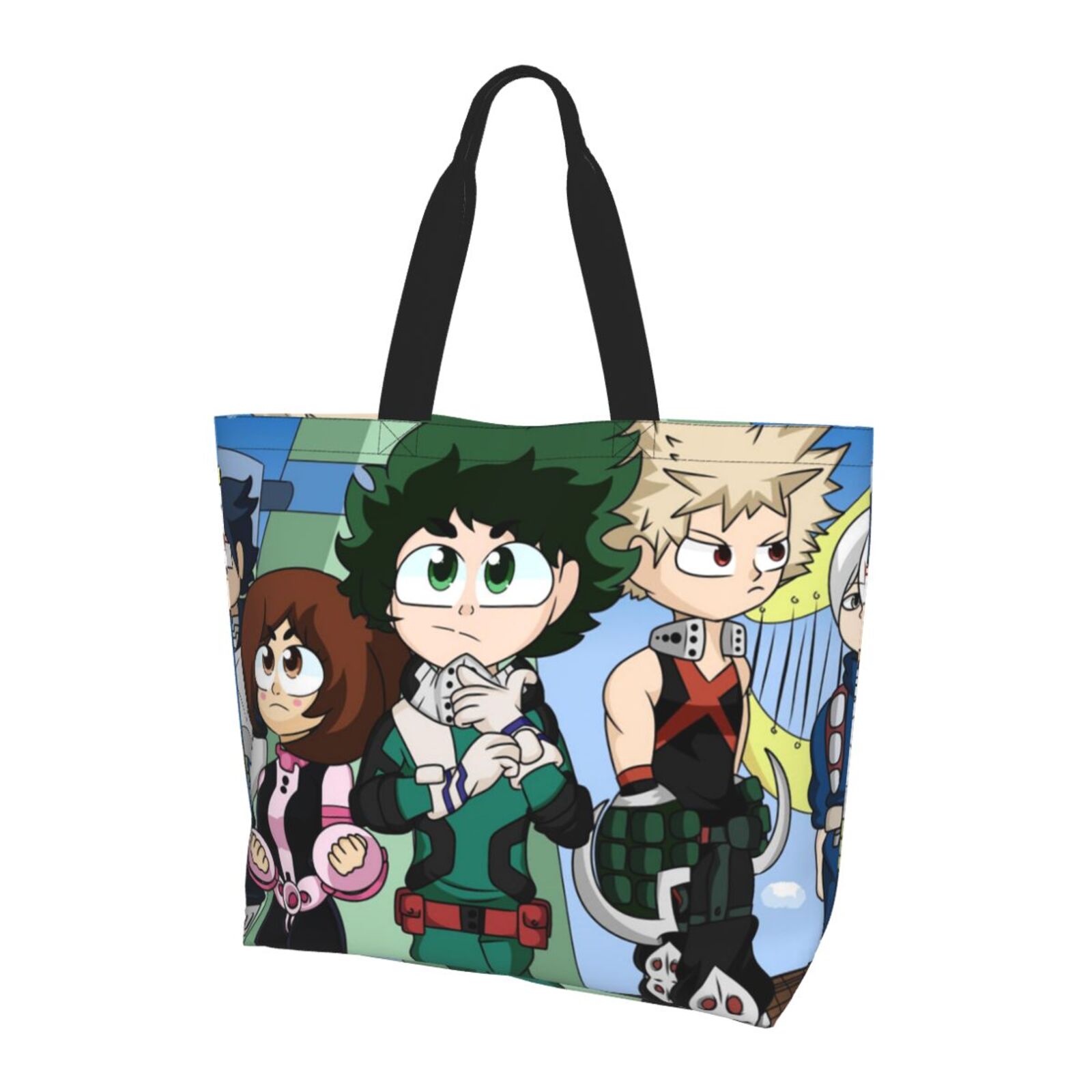 My Hero Academia Tote Bags Reusable Women Shoulder Bag Grocery Bag ...