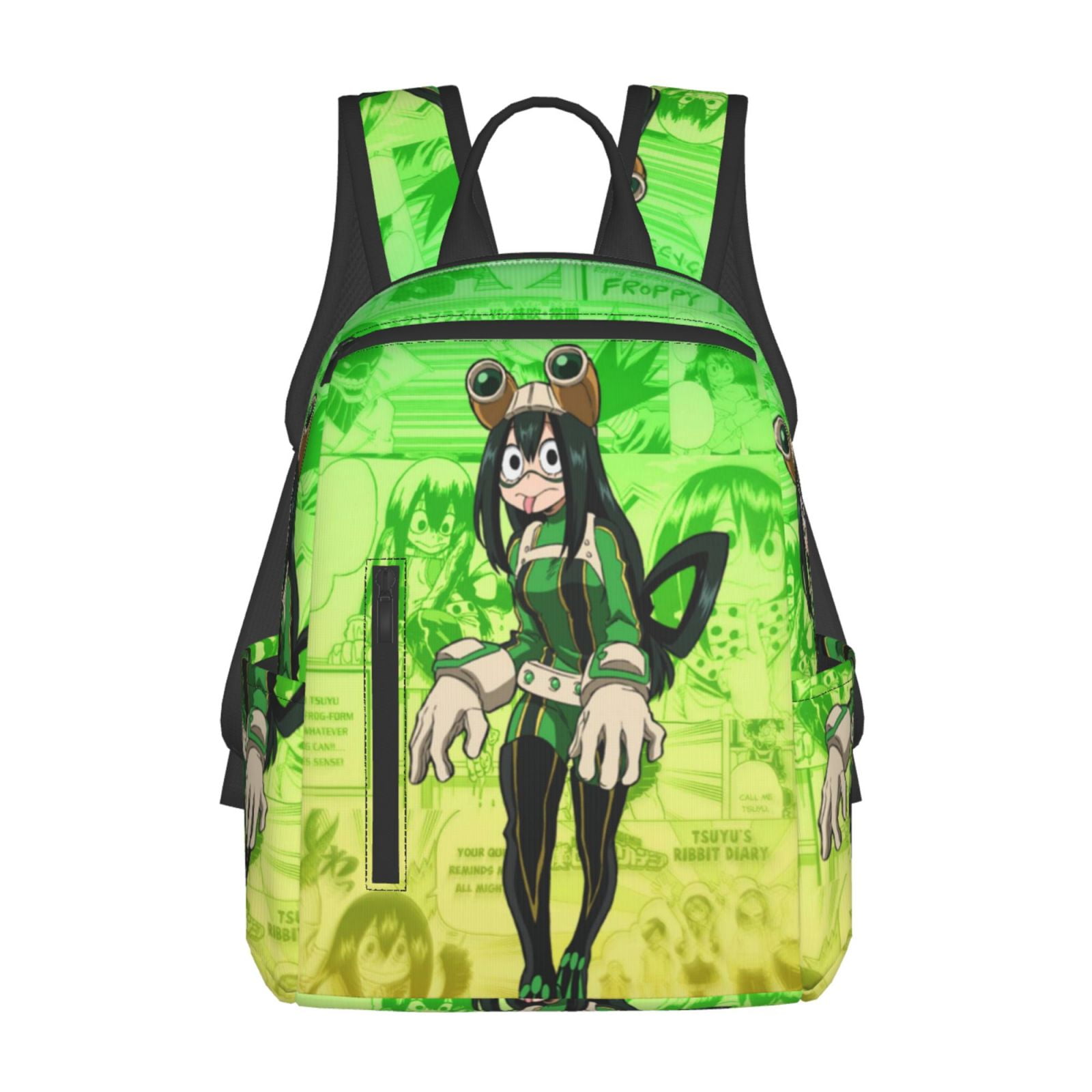 My Hero Academia Tsuyu Asui Bag Lightweight Backpack Simple Daypack ...