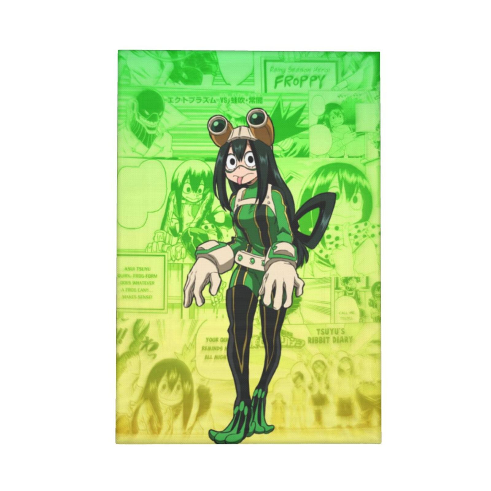 My Hero Academia Tsuyu Asui Canvas Decorative Painting Wall Art Living ...