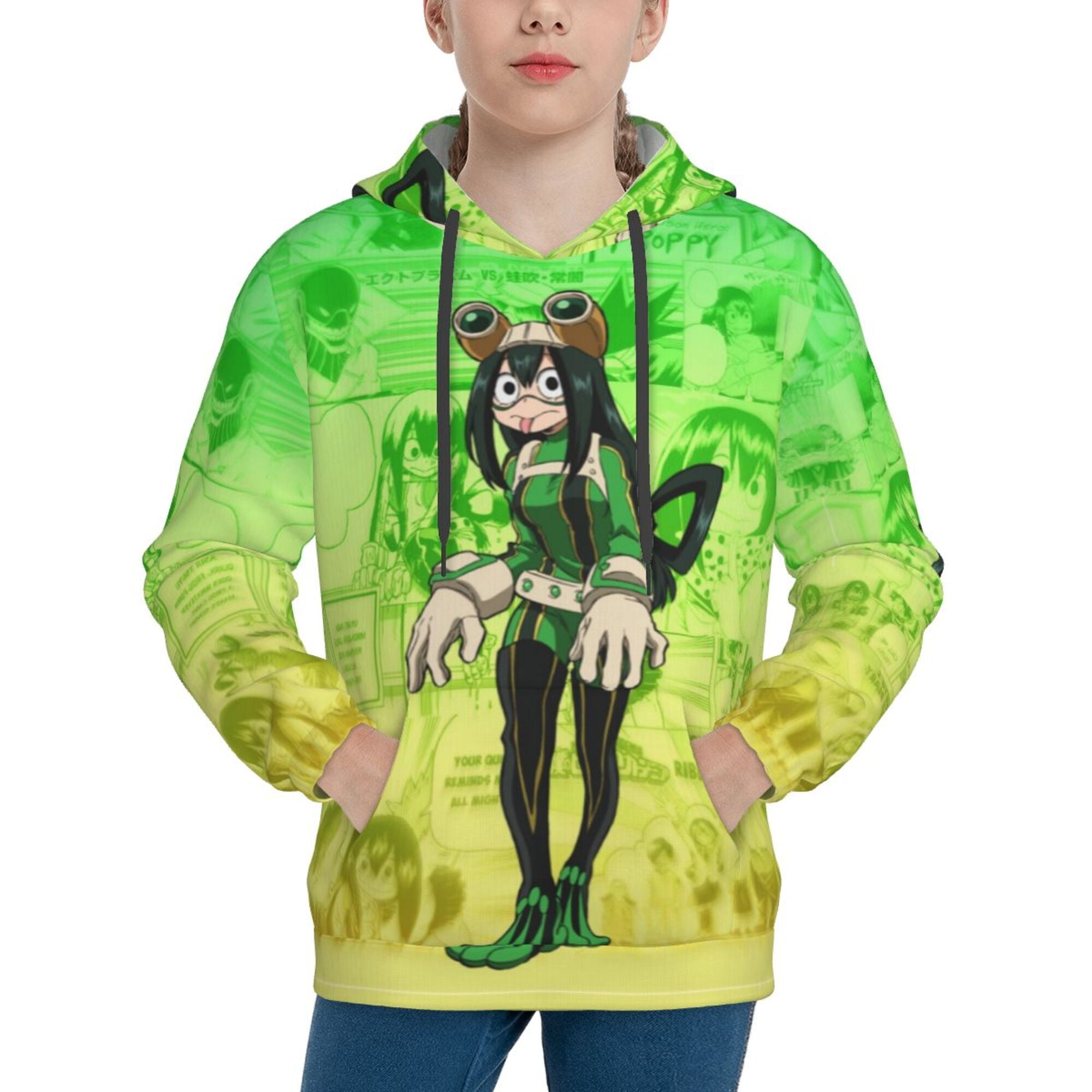 My Hero Academia Tsuyu Asui Kids' Hoodie 3d Print Sweatshirt Soft ...