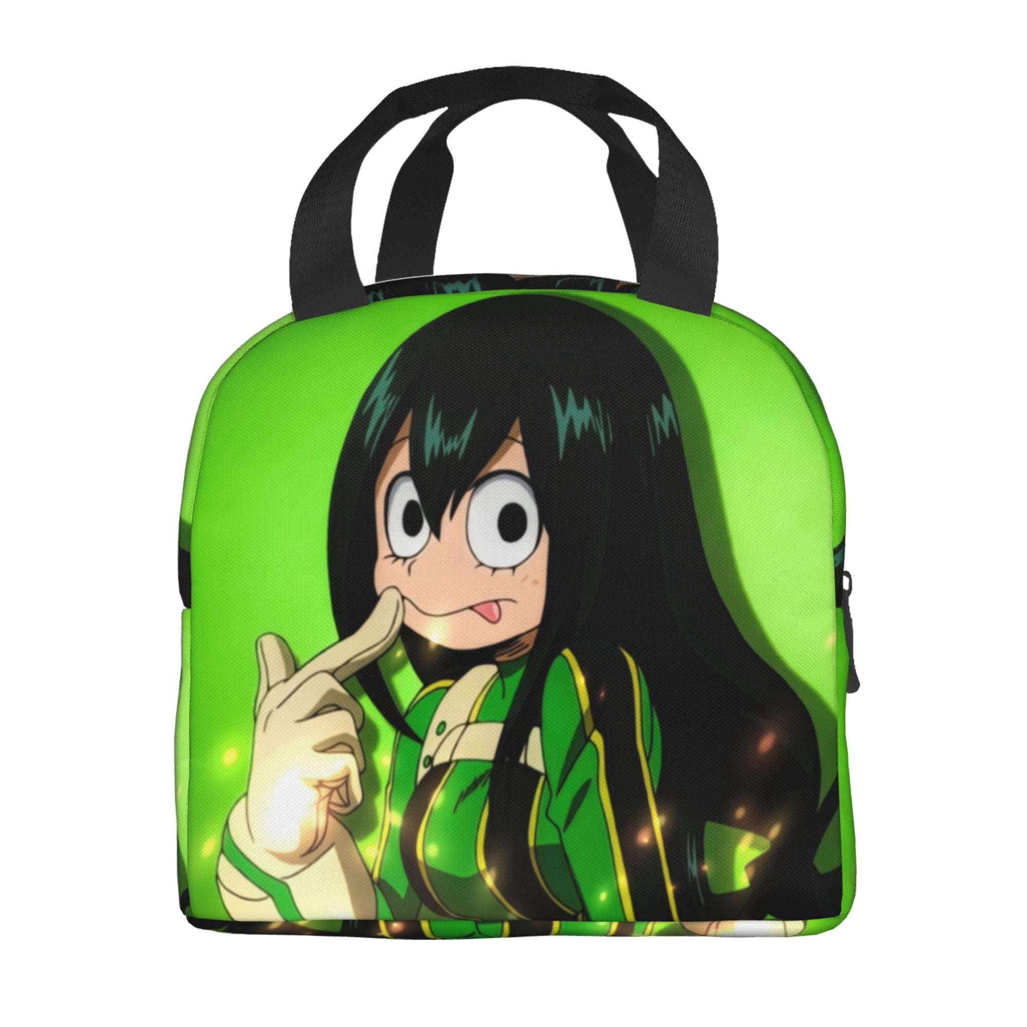 My Hero Academia Tsuyu Asui Lunch Bag Tote Bag Insulated Lunch Box ...