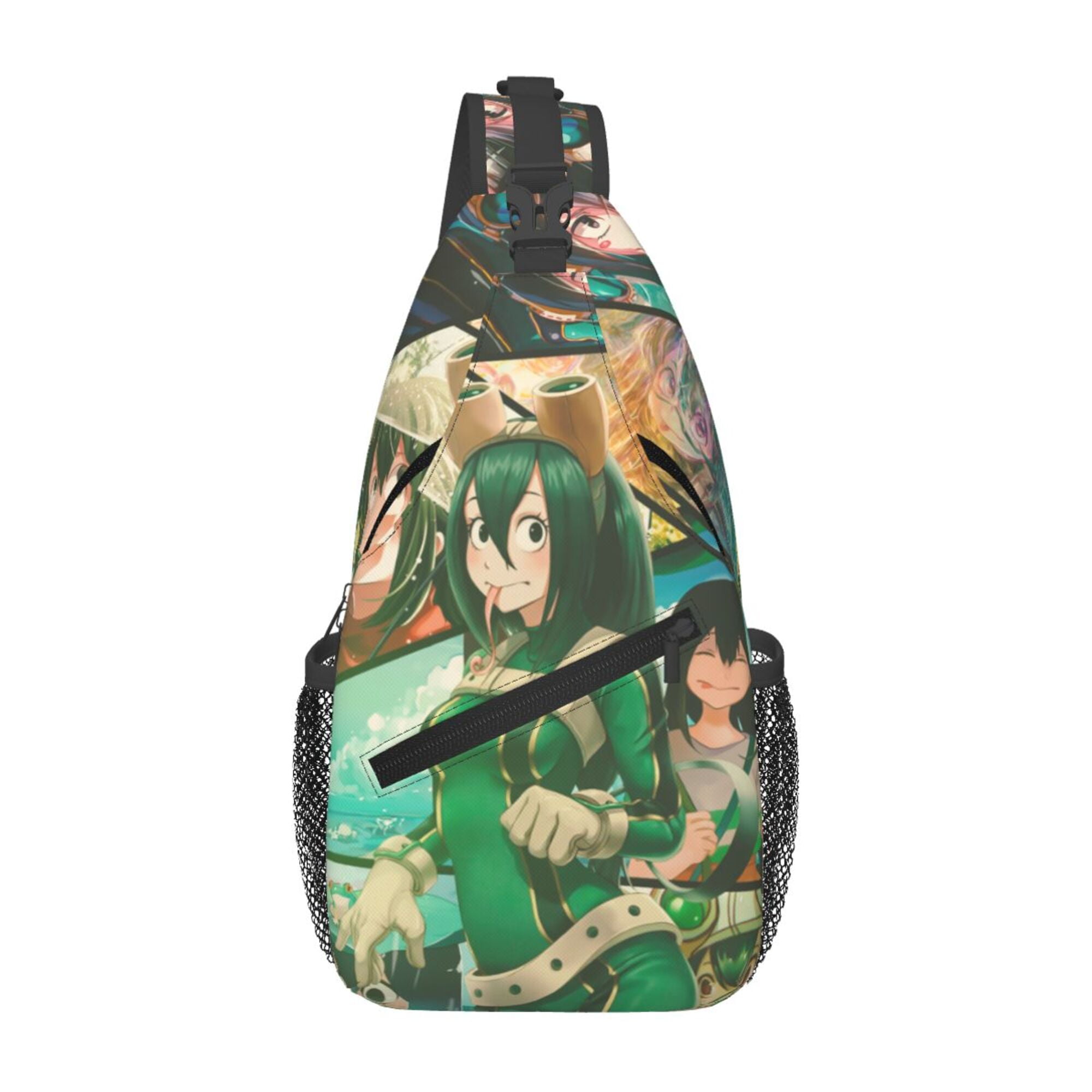 My Hero Academia Tsuyu Asui Sling Bag Crossbody Sling Backpack Chest ...