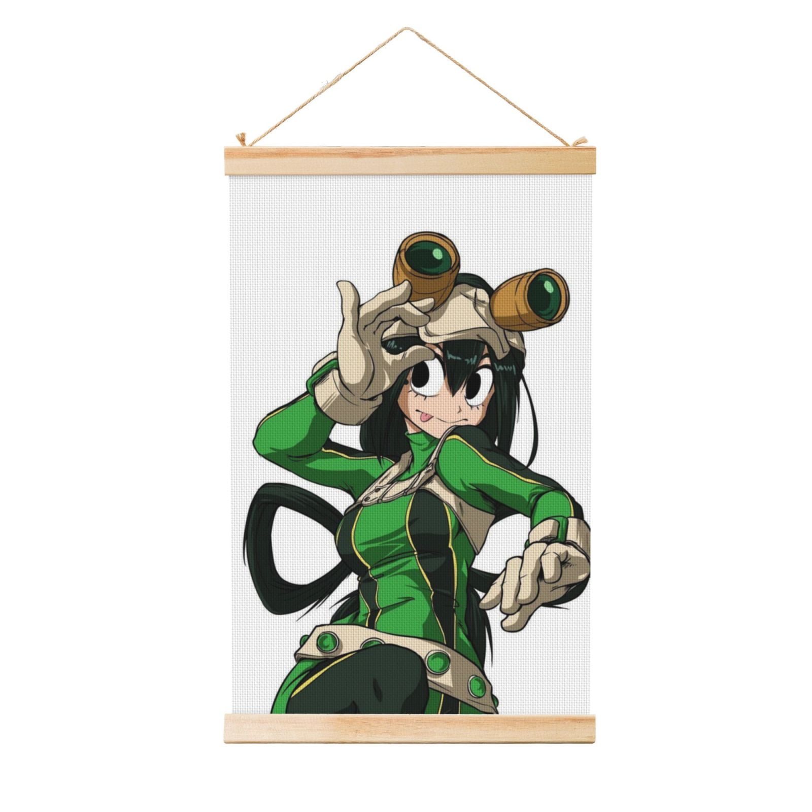 My Hero Academia Tsuyu Asui Wooden Shaft Hanging Poster Home Decor ...