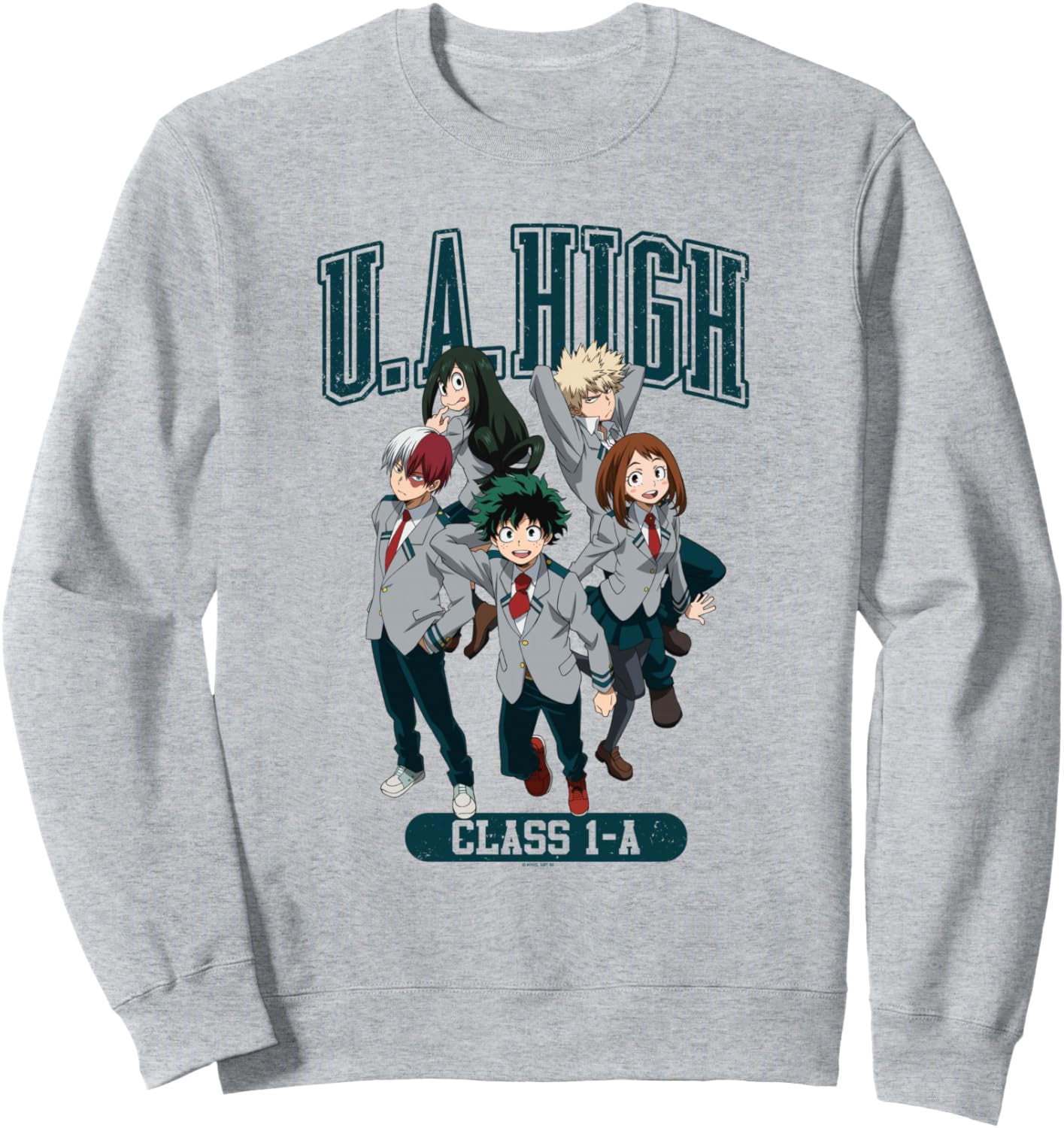 My Hero Academia UA High Class-1A Uniform Anime Sweatshirt - Walmart.com