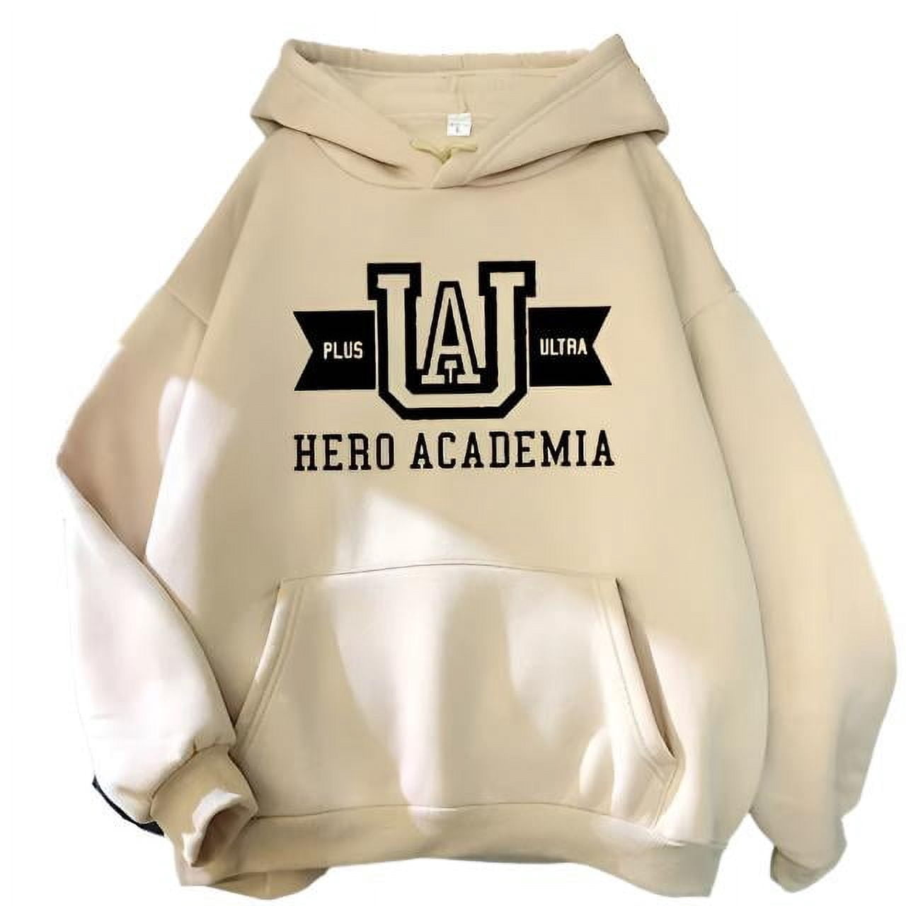 My Hero Academia UA Logo Hoodie/Sweatshirt(Colors Available) (Khaki, L ...