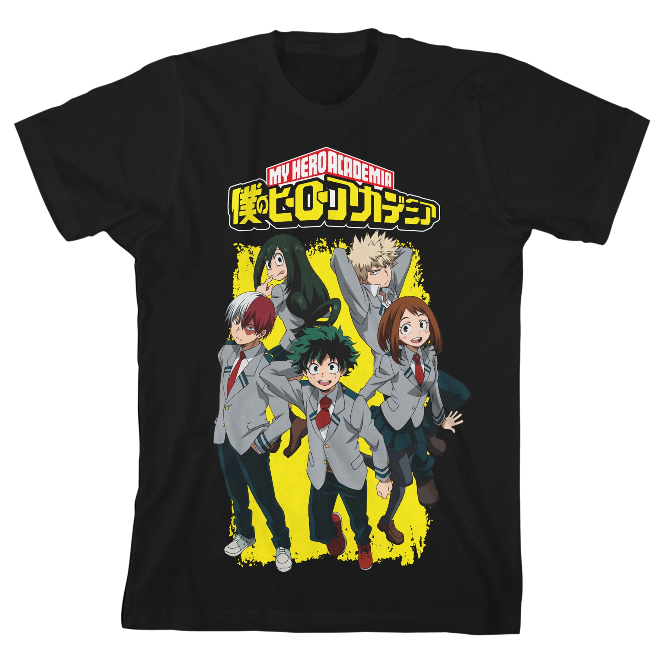 My Hero Academia UA School Uniform Characters Crew Neck Short Sleeve ...